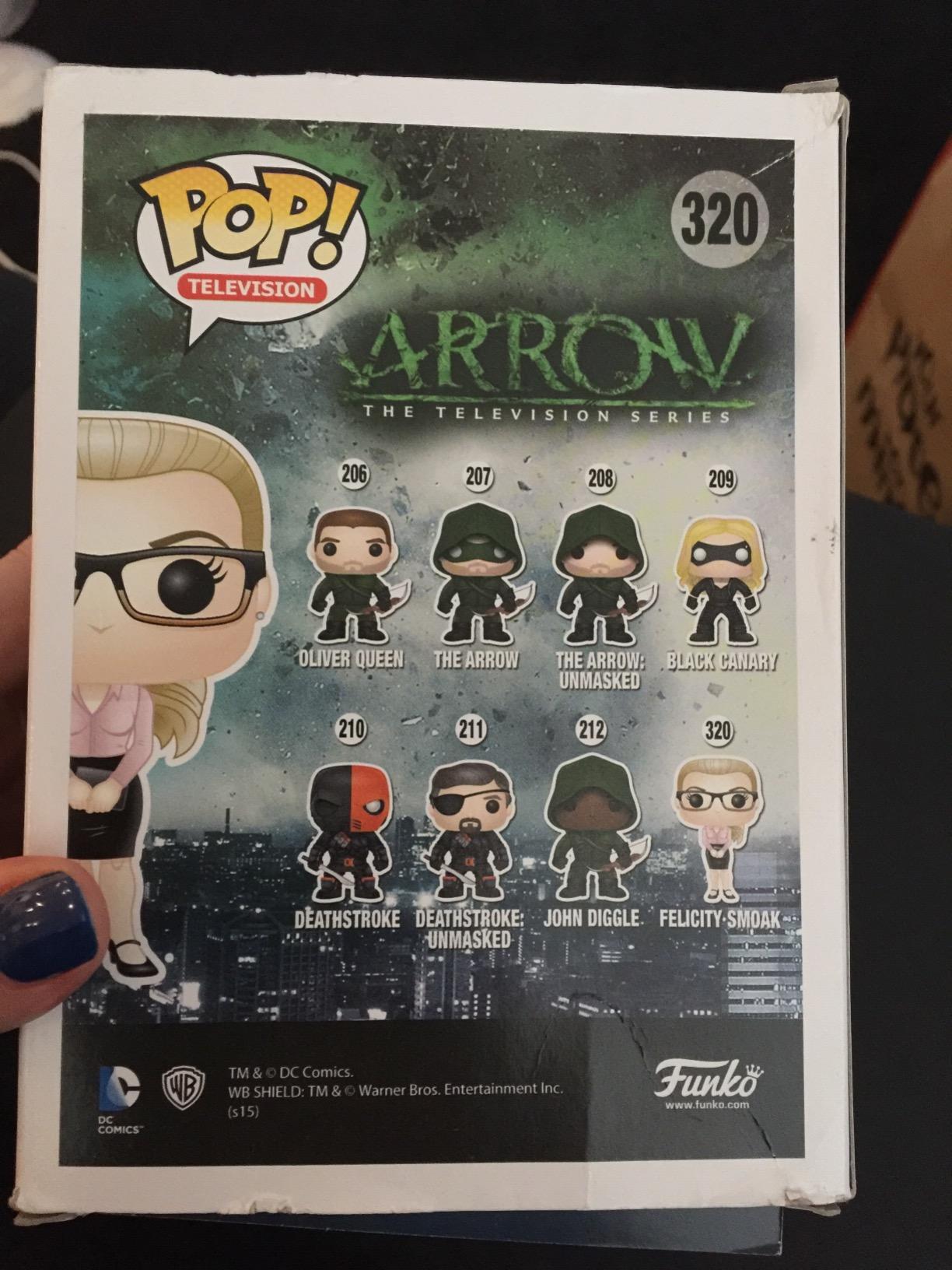 Funko Pop TV: Arrow-Felicity Smoak Action Figure : Funko Pop ...