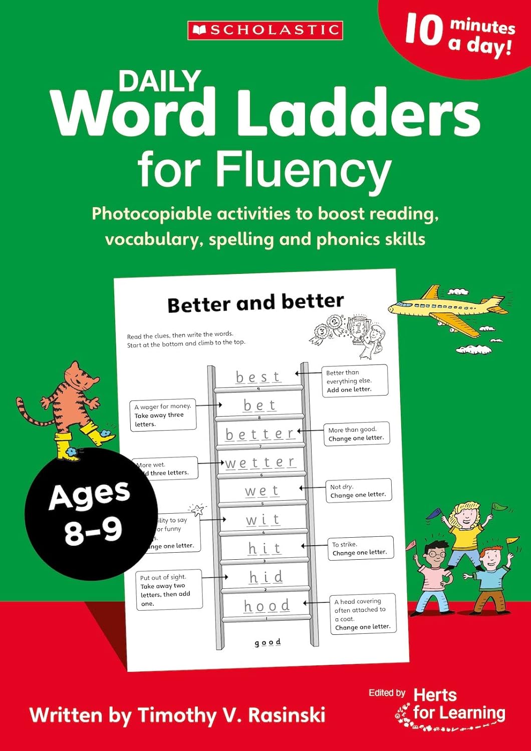 Daily Word Ladders for Fluency for Ages 8 to 9 : Rasinski, Timothy V ...