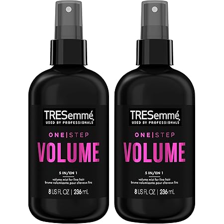 Amazon.com : TRESemmé One Step 5-in-1 Volumizing Hair Styling Mist 2 ...
