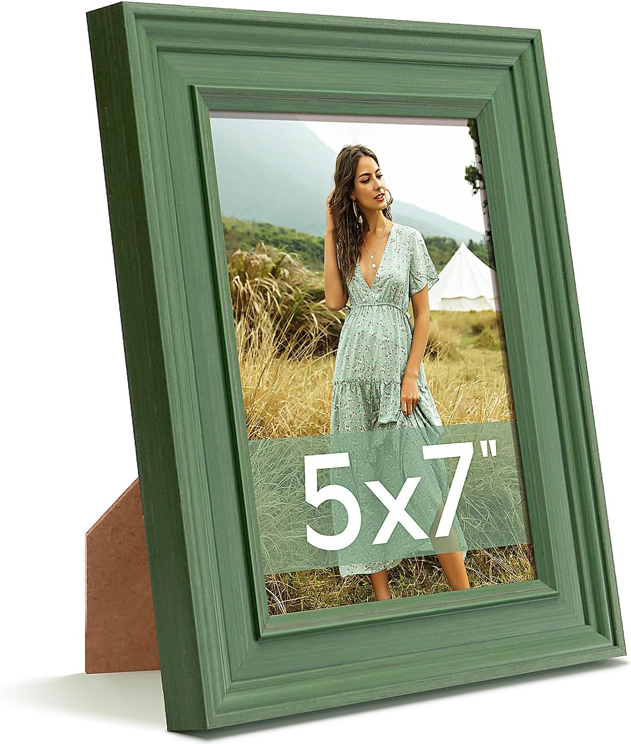 Amazon.com - Gaevuian 5x7 Picture Frame, High Definition Glass for 5 x ...