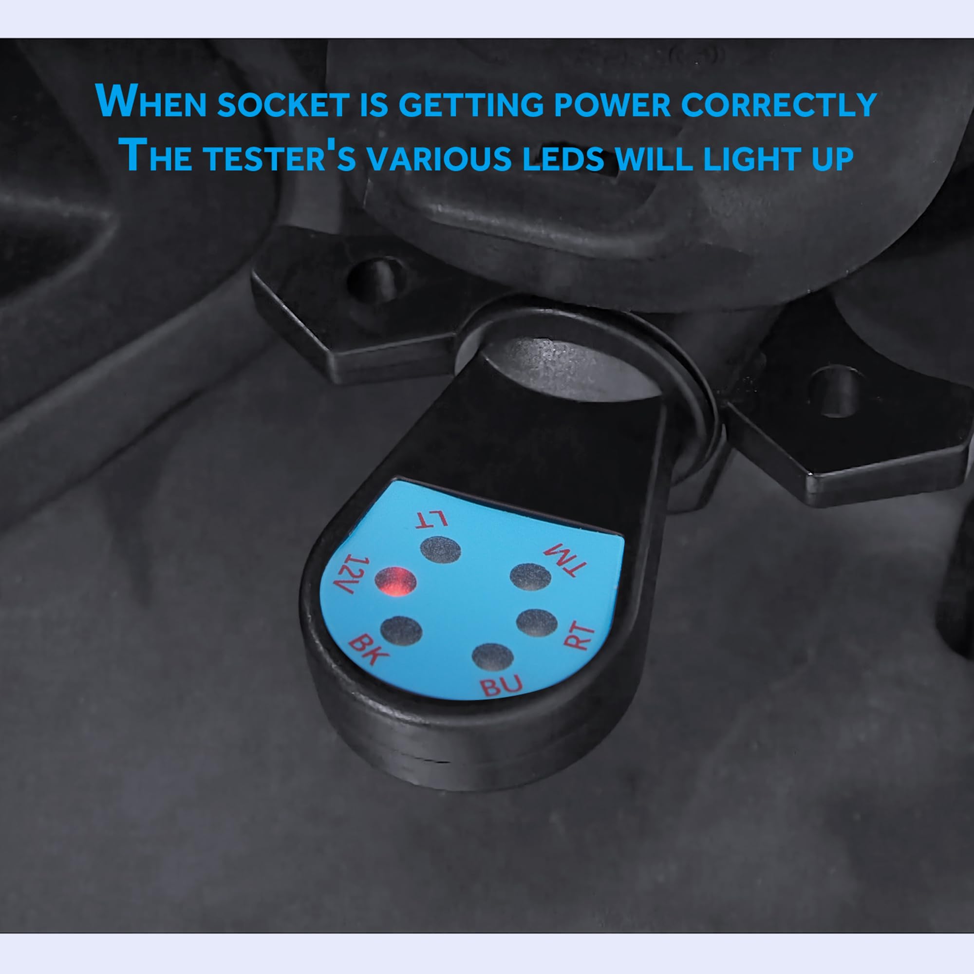 Snapklik.com : MICTUNING 7 Way Blade Trailer Connector Tester
