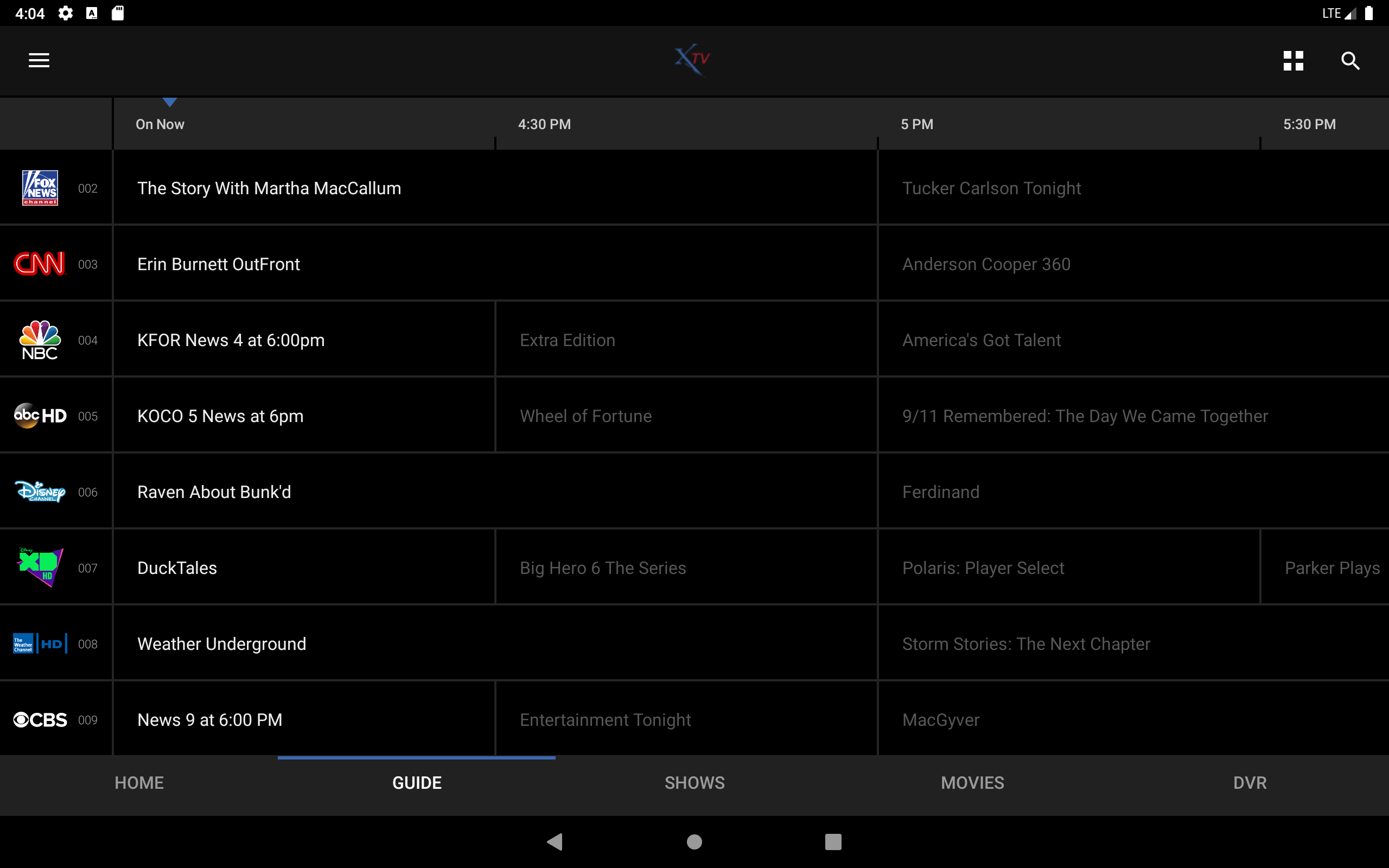 X TV - App on Amazon Appstore