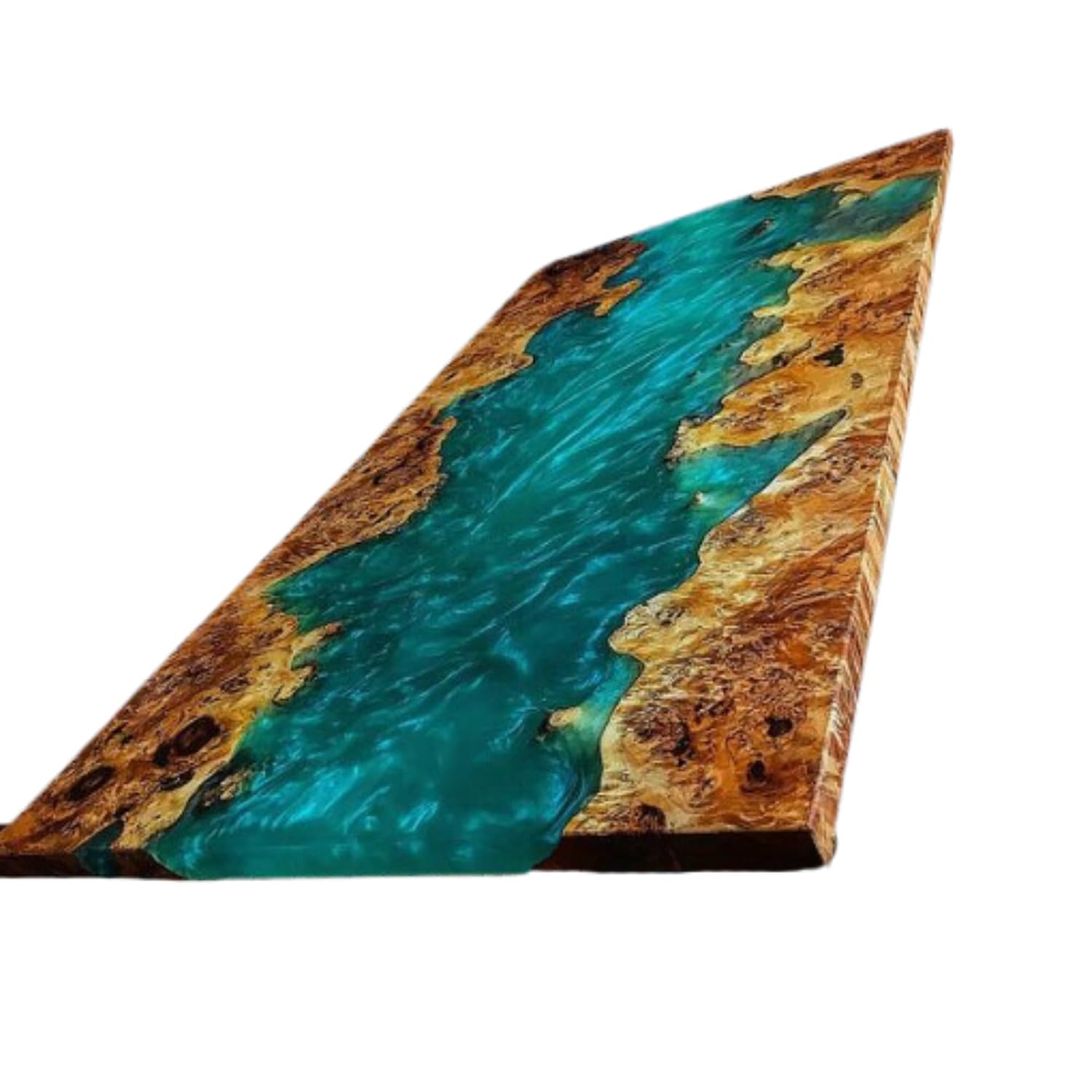 Amazon.com: Custom Large Wooden Table, Epoxy Resin Handmade Table ...