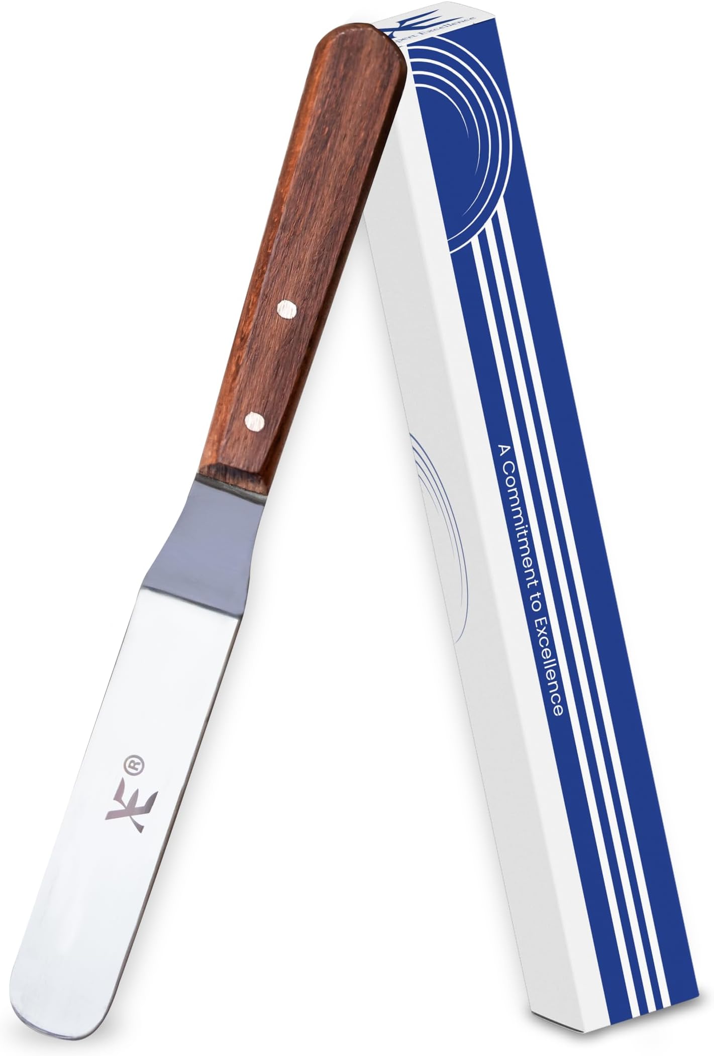 Ateco Spatula Icing Spreader Decorating Tool Wood Handle w/ 4.5" Blade ...