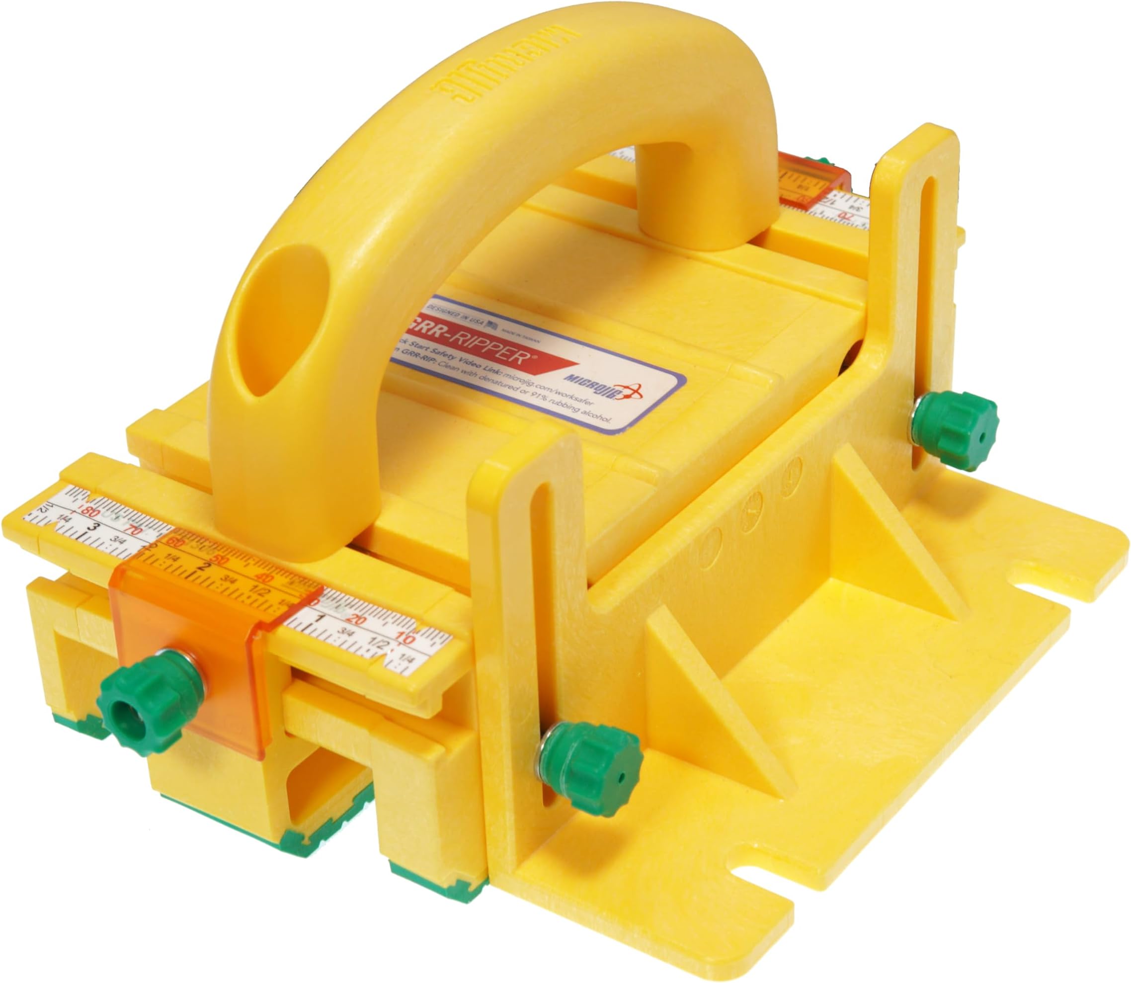 GRR-RIPPER+ by Microjig. Includes SafeRip Kit. Fully Adjustable 3D Push ...