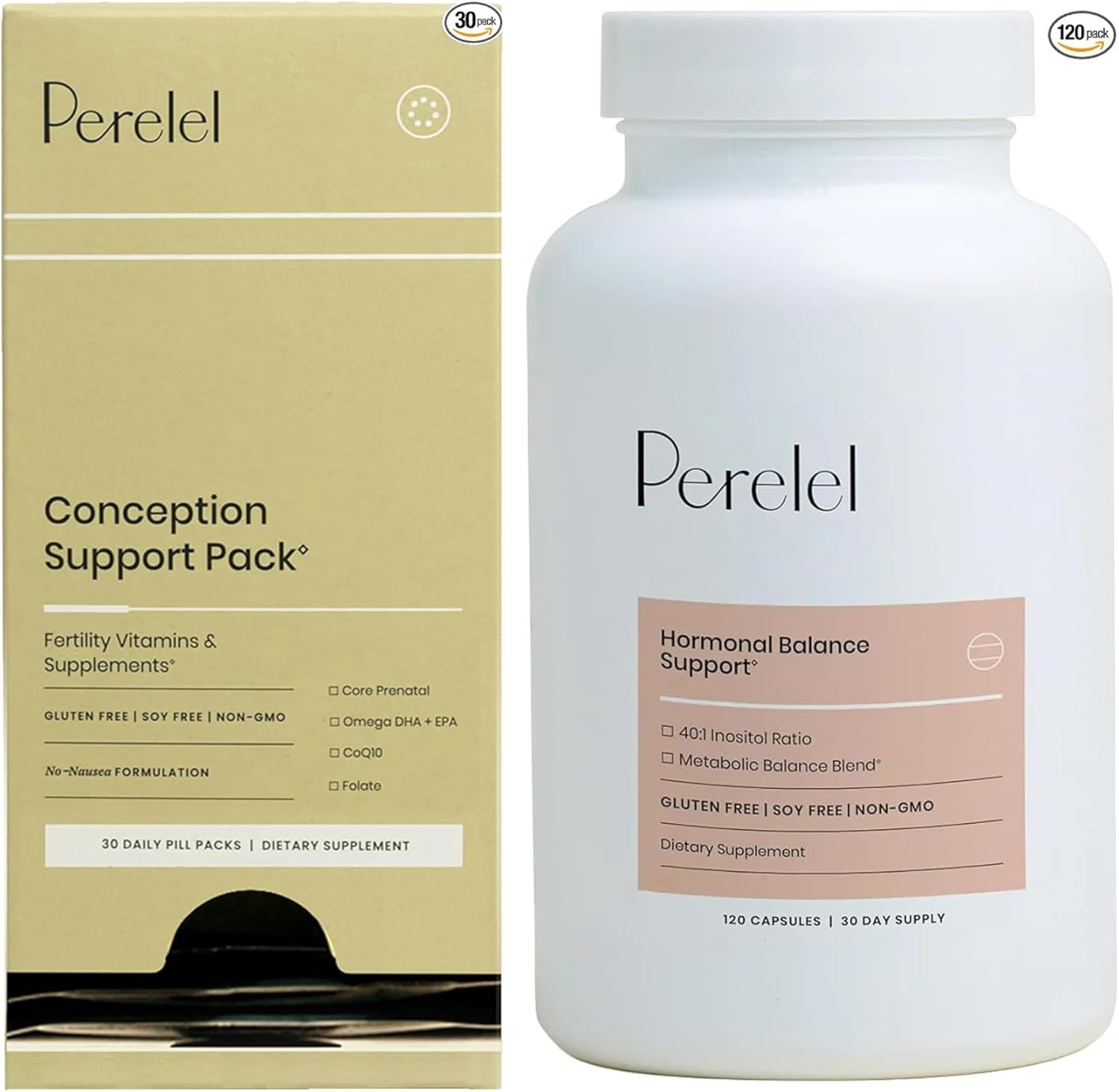 Amazon.com: Perelel Conception Support Pack & Hormone Balance Support ...