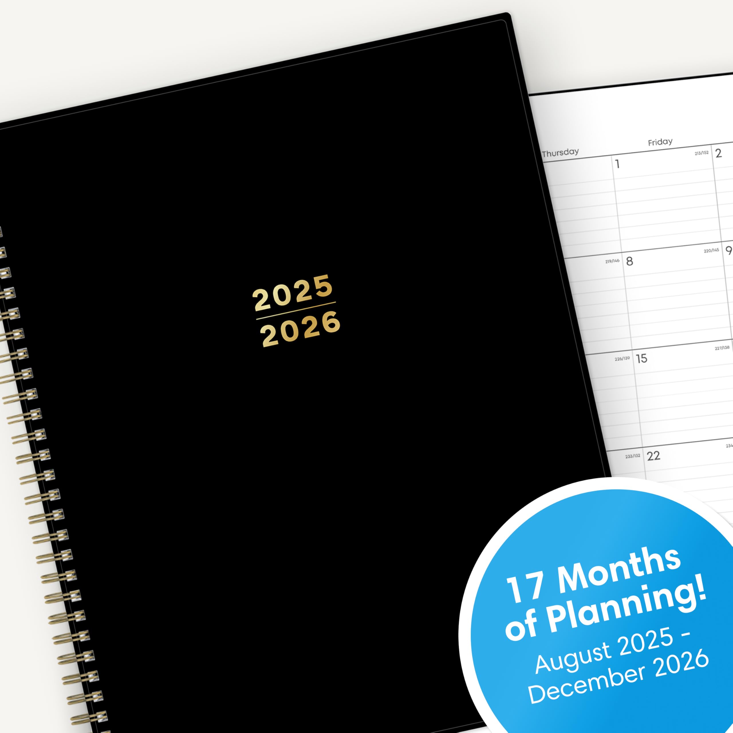 Snapklik.com : Blue Sky 17 Month Weekly And Monthly Academic Year ...