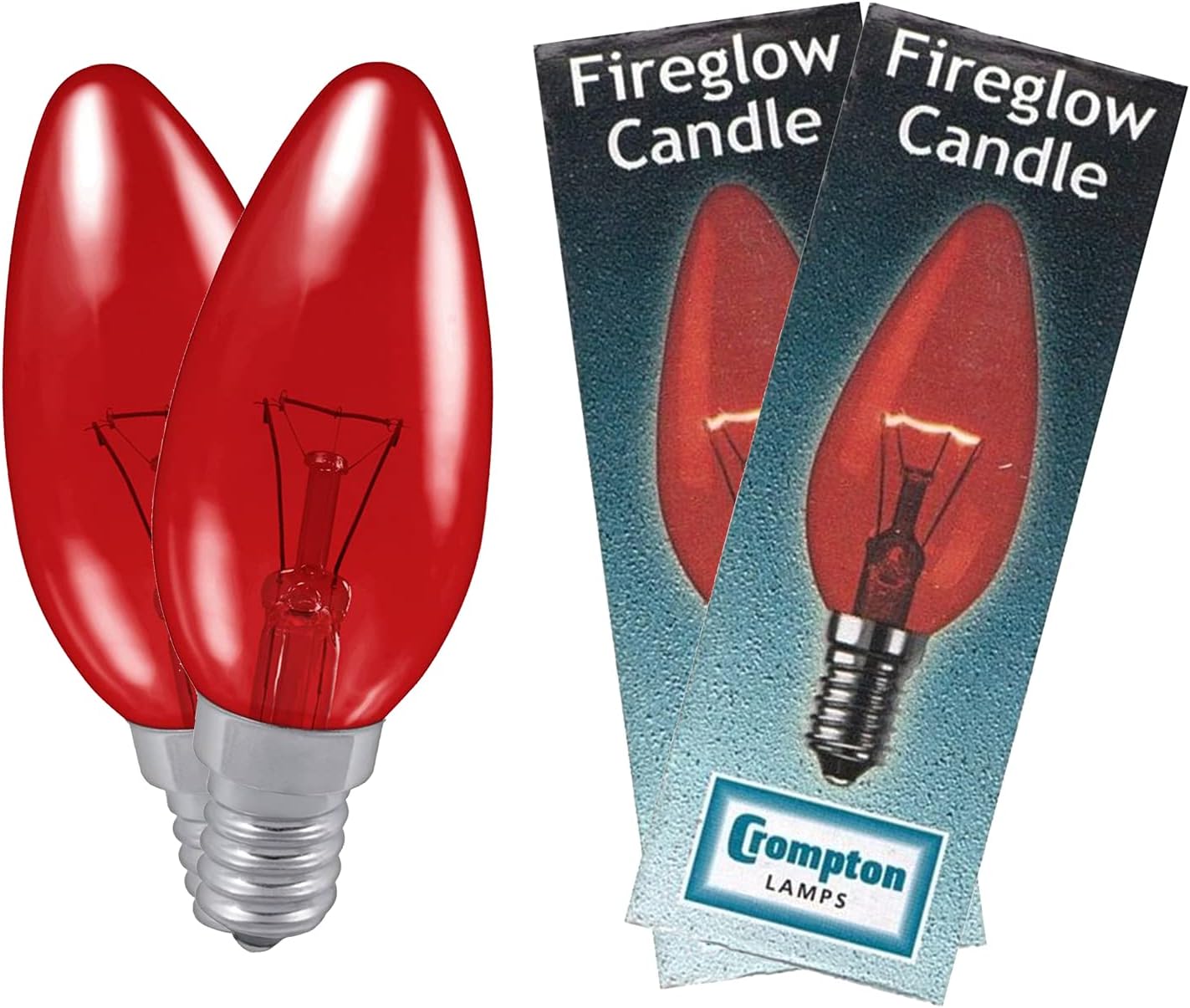 Dimplex Genuine Electric Heater/Fire Candle Bulbs (Pack of 2, 40 Watt ...