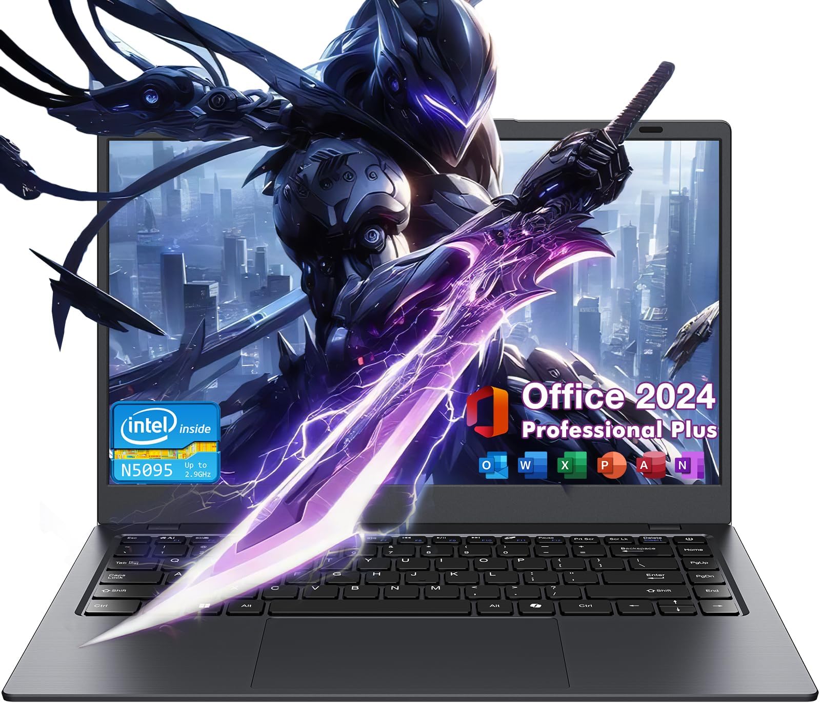 Amazon.com: EYY Laptop Computer 16GB (8+8) RAM 512GB SSD, 14" 2K ...