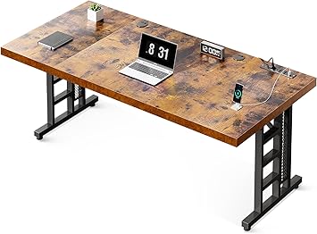 Amazon.com: Coleshome 71 Inch Executive Desk with USB Ports, Large ...