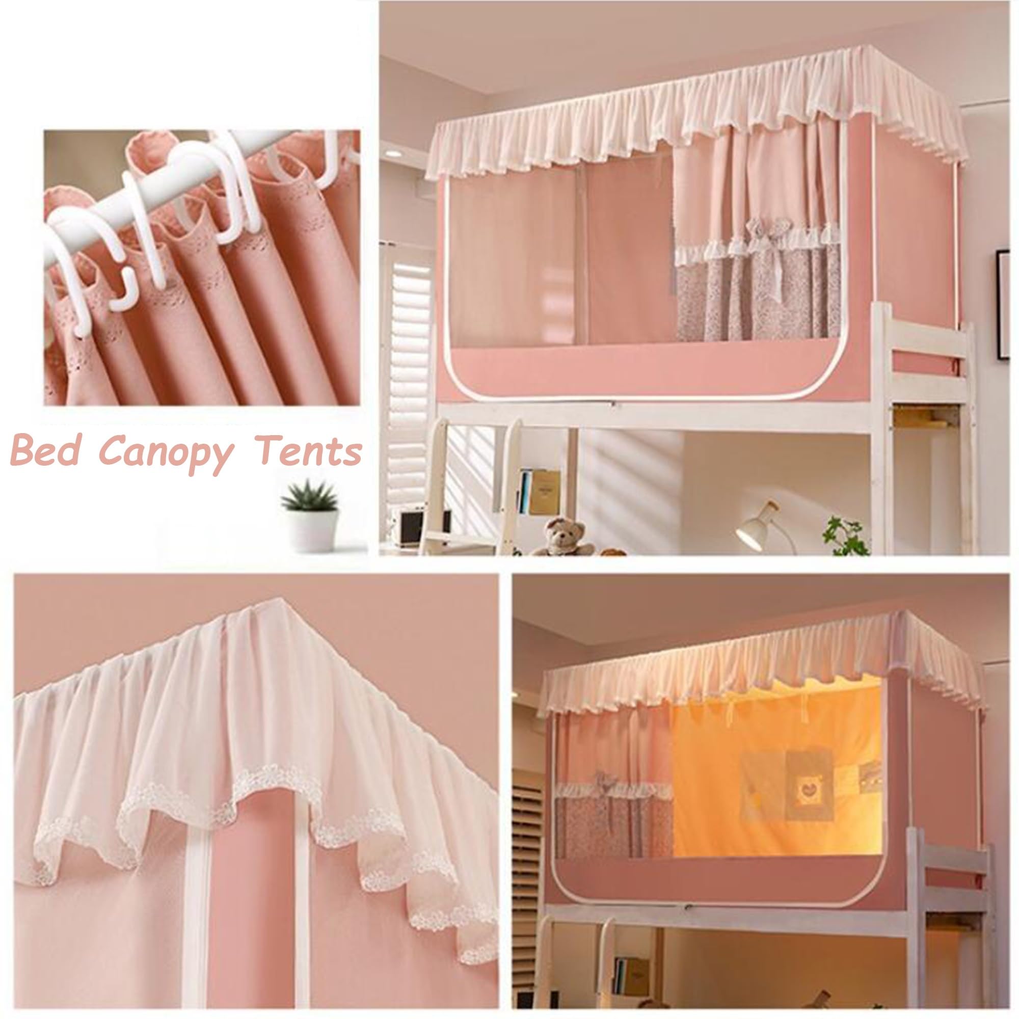 Snapklik.com : Indoor Bed Tent,Cute Girls Floral Light Color Double ...