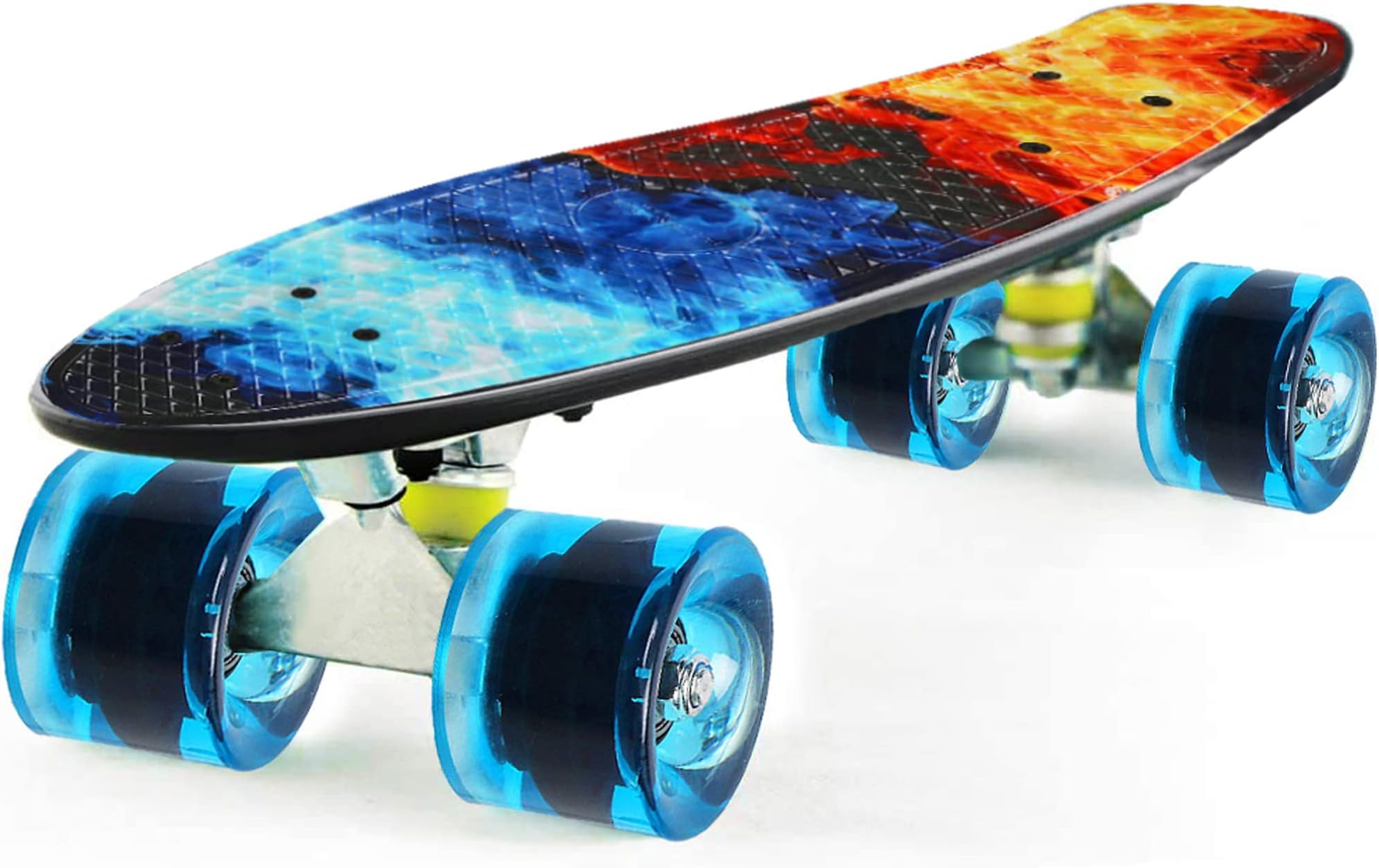 BePrincess Skateboard Complete 22 Inch Mini Cruiser Skateboard with ...