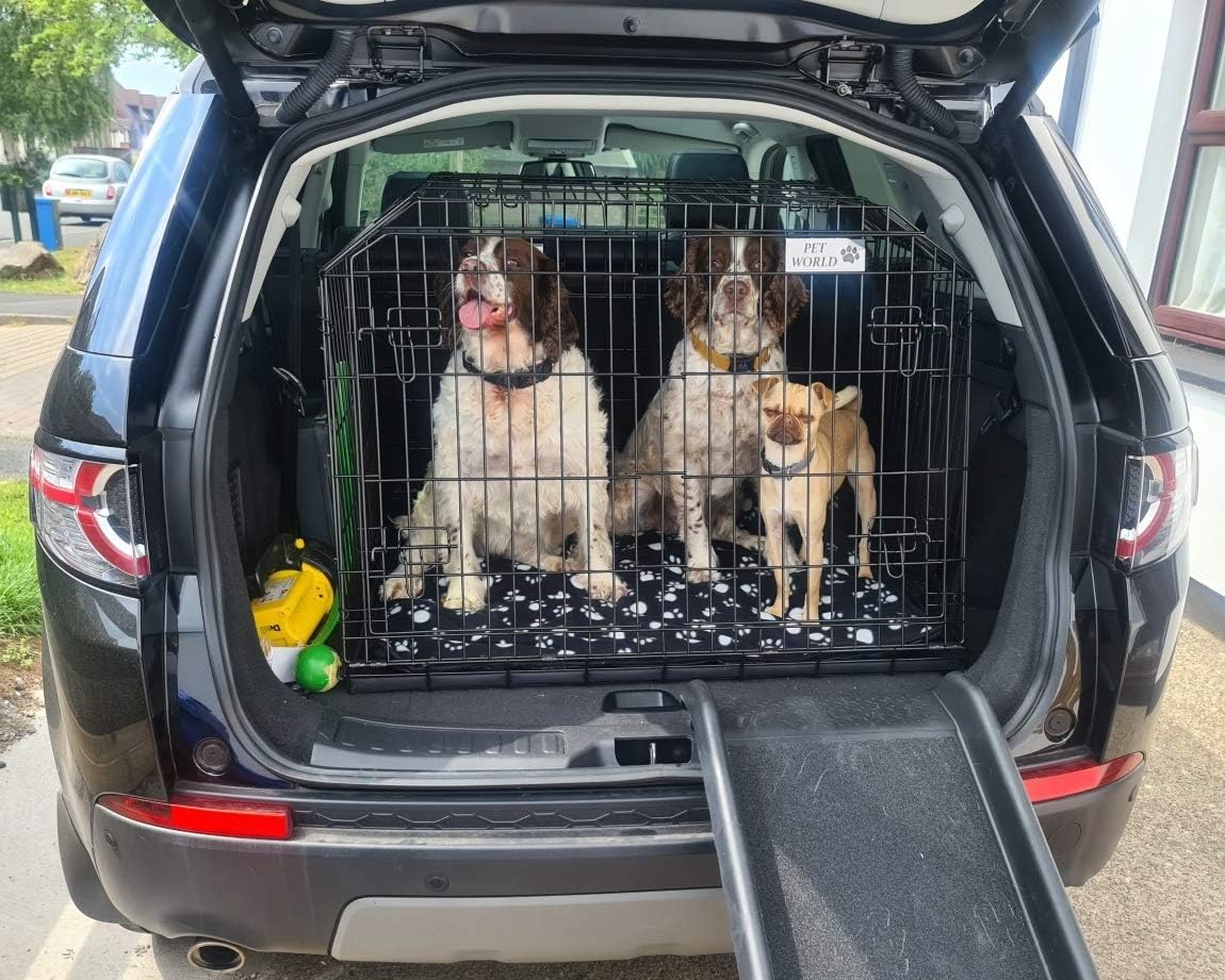 Pet World Estate 38LL Car Dog Cage - Designed for Estate & 4x4 Cars ...