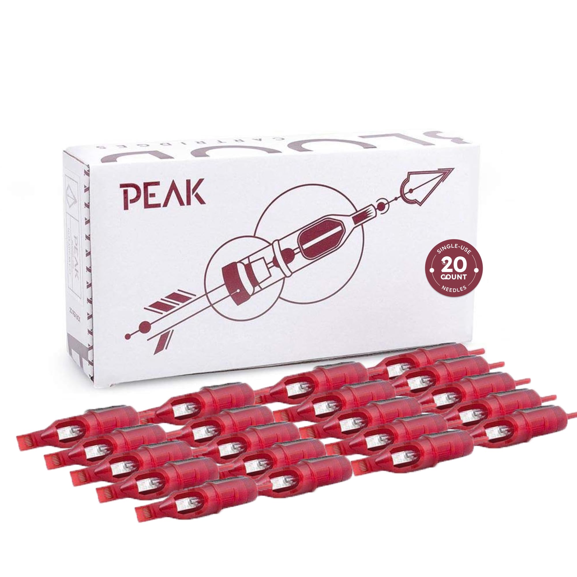 Snapklik.com : Peak - Blood Cartridge Tattoo Needles - 1009RLXT ...