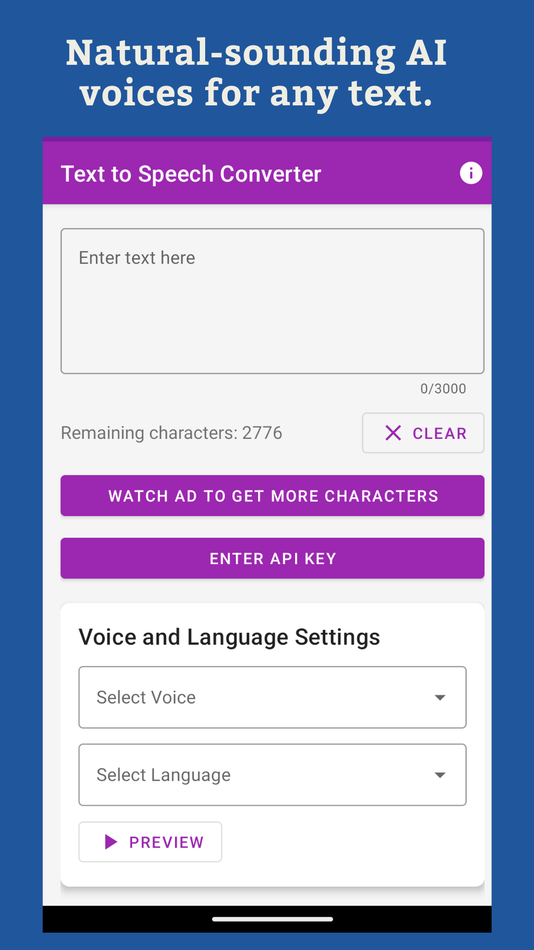 Text2Voice: AI Speech Generator - App on Amazon Appstore