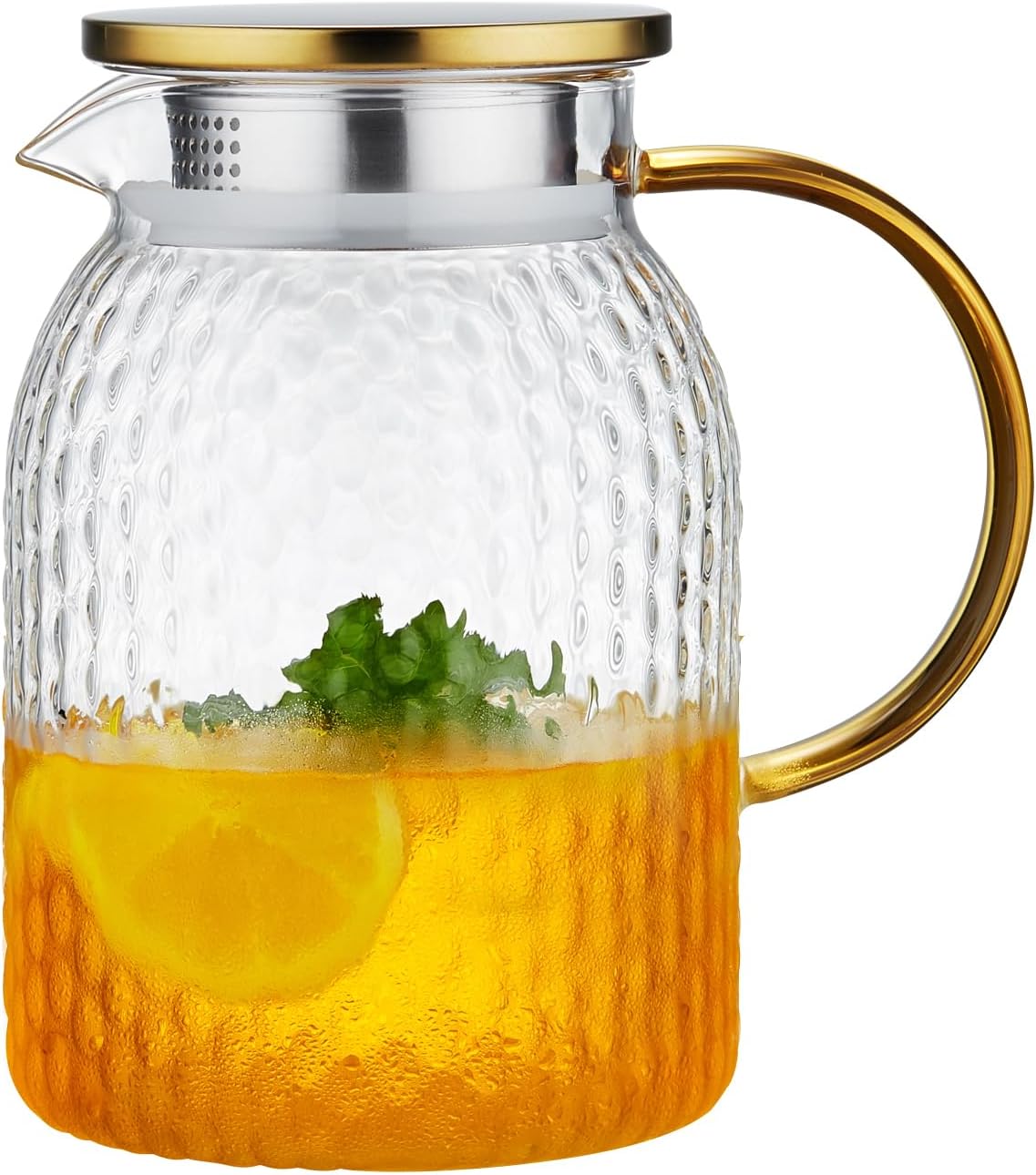 Amazon | Unbreakable 急須 ガラス 耐熱 ティーポット 大きい 1200ml 直火 割れない そのまま冷蔵庫 シンプル ...