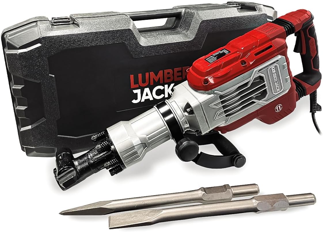 LUMBER JACK Demolition Hammer Breaker Drill 1700W 75J 230V 1900bpm ...