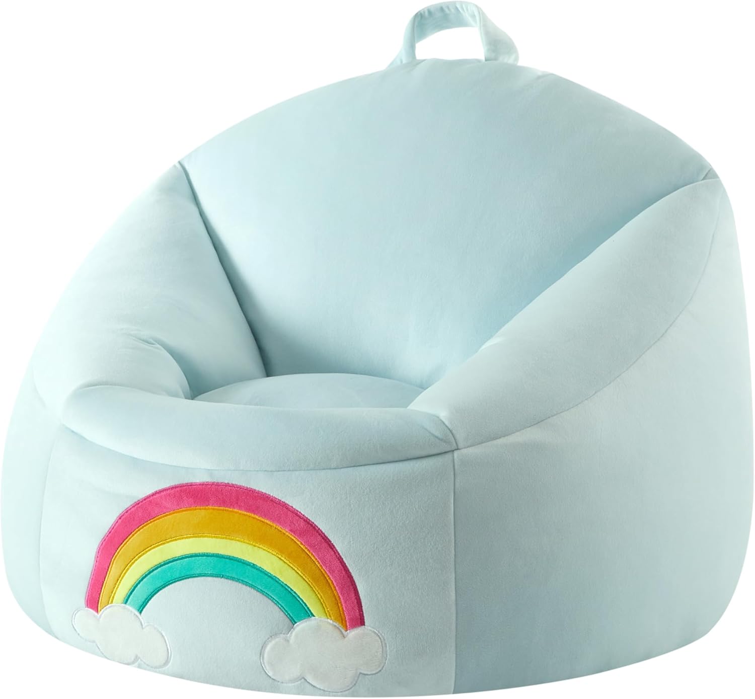 Amazon.com: Heritage Kids Micromink Squishy Bean Bag Chair for Kids ...