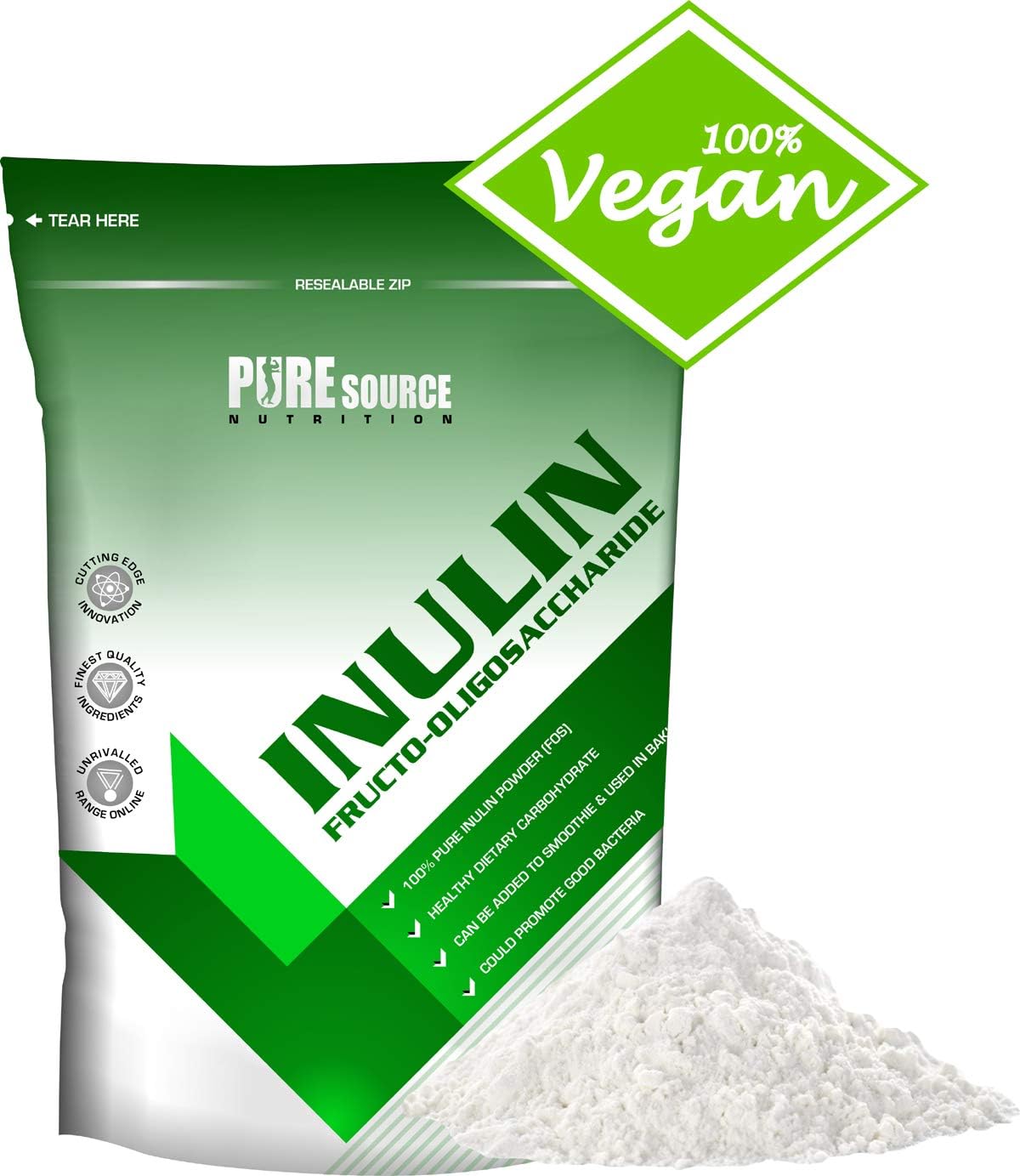 Inulin Powder 250g High Grade Prebiotic Soluble Fibre Powder ...