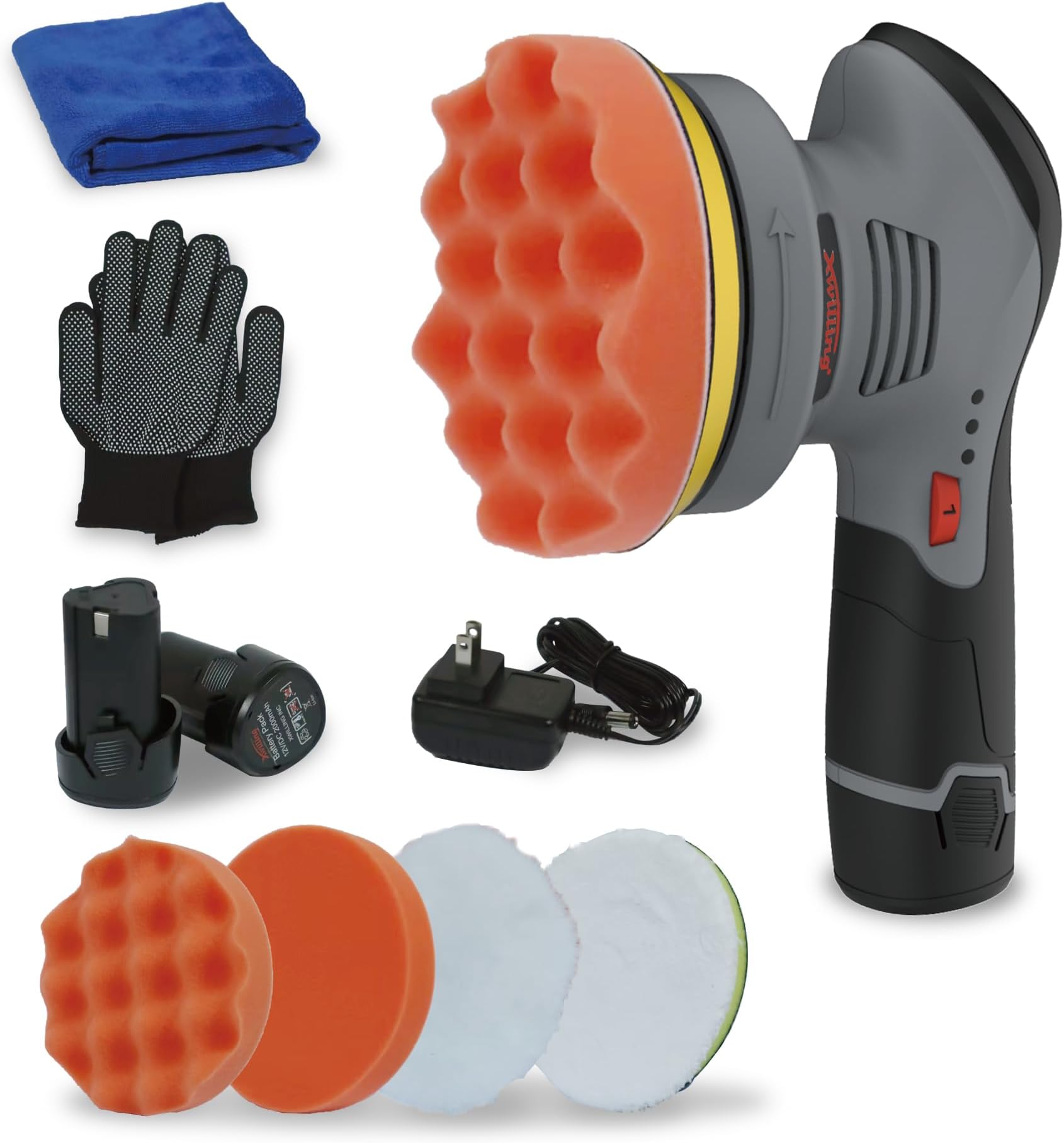 Amazon.com: Cordless Car Buffer Polisher-6" Fast Charging Portable Car ...