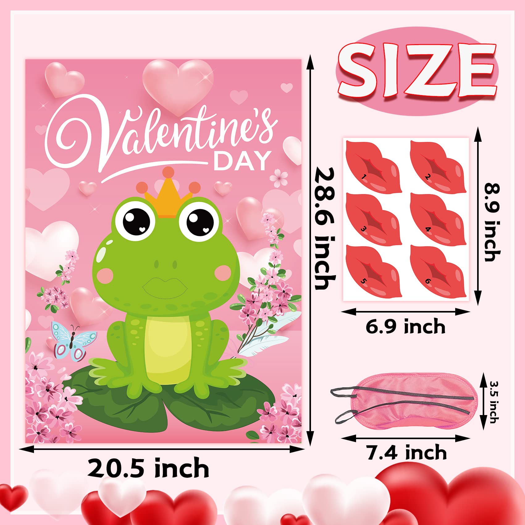 Snapklik.com : Valentines Day Games For Kids Valentine Frog Pin Game ...