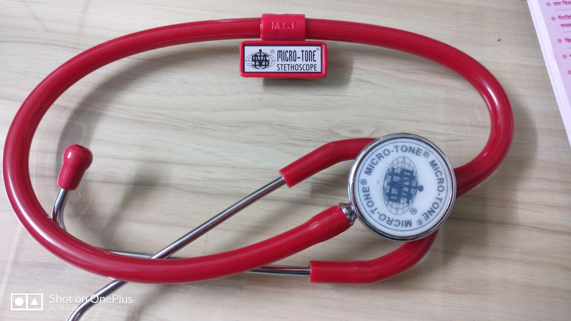Micro Tone MSI Microtone Stethoscope (Red) : Amazon.in: Industrial ...