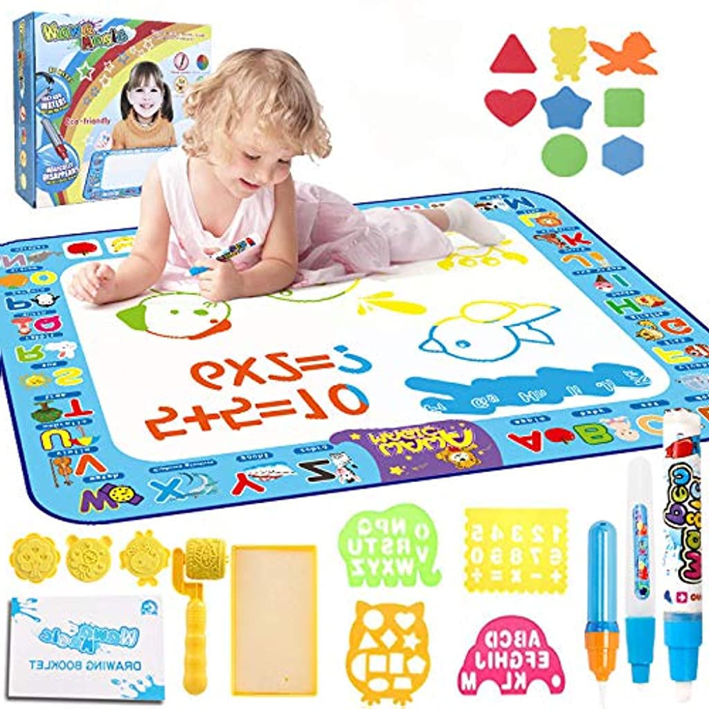 Buy ZIBUYU® Magic Large Water Doodle Drawing Mat,No Mess for Kids ...