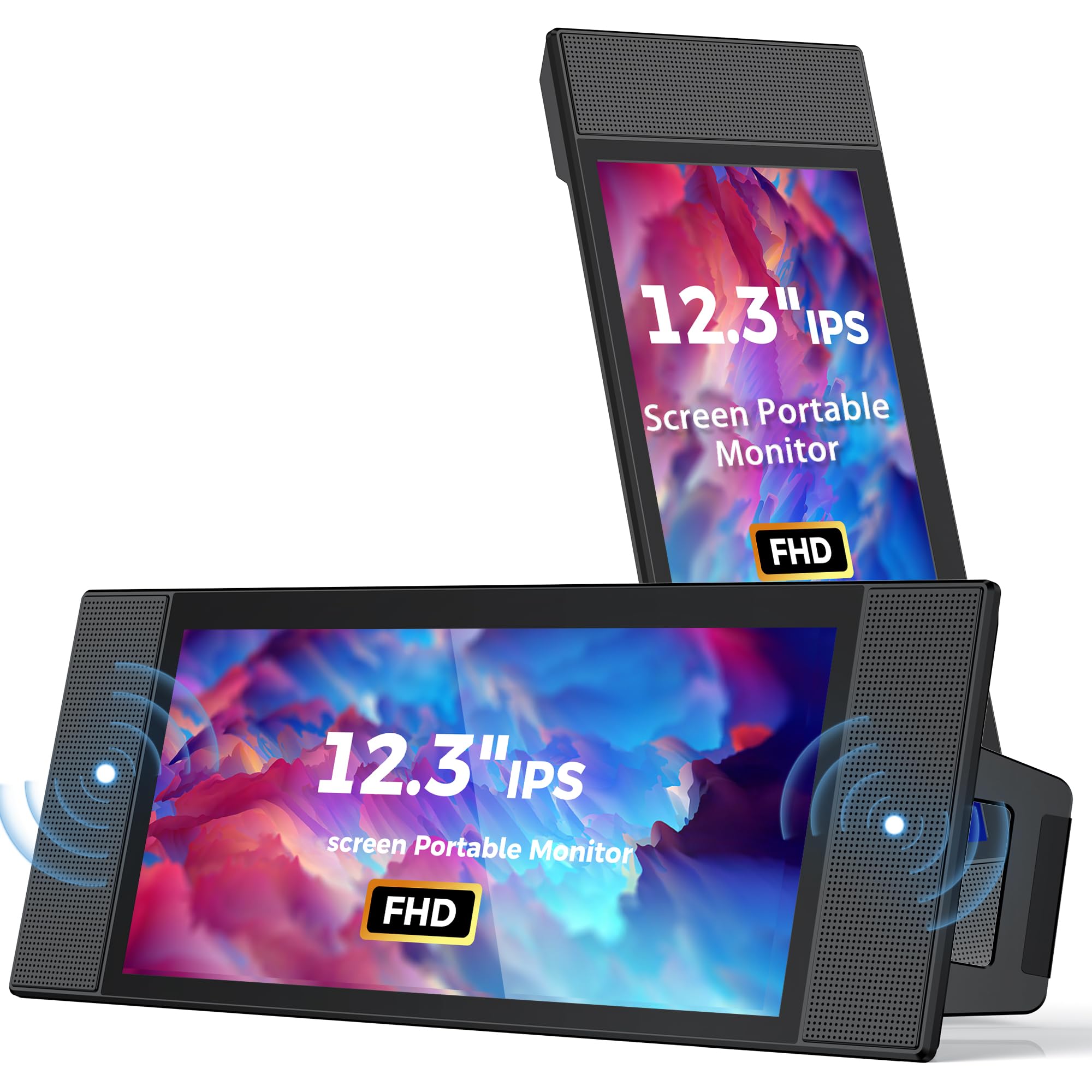 Amazon.com: Kwumsy Portable Monitor 12.3 Inch – L1S Travel Monitor ...