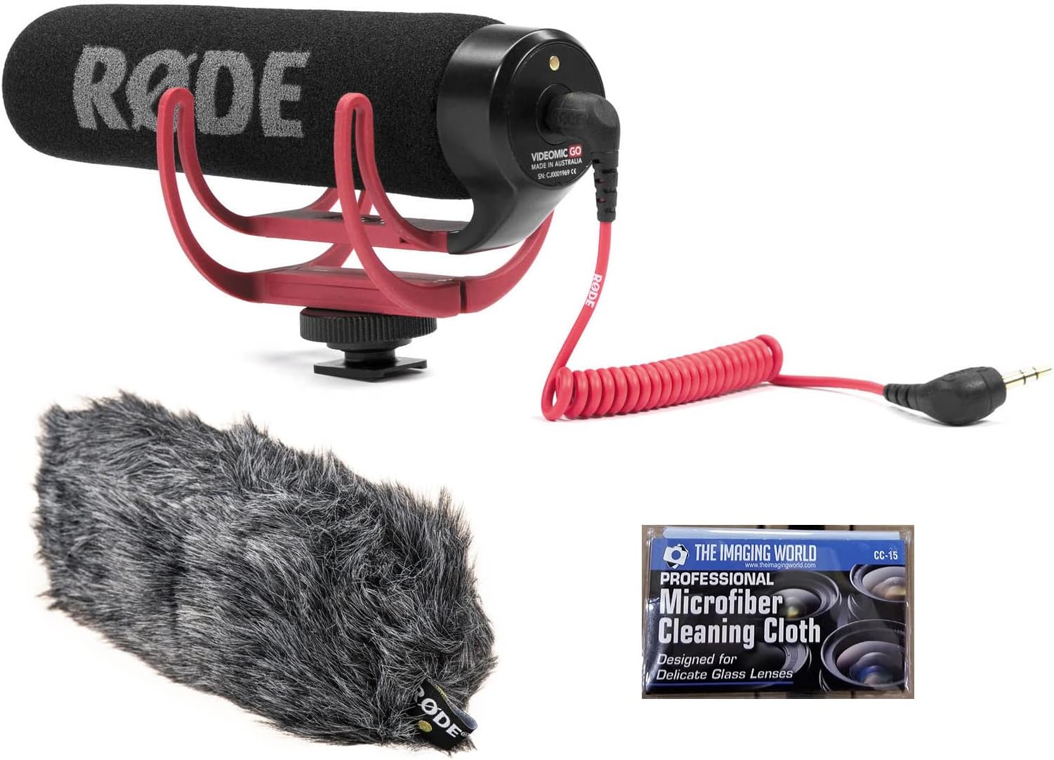 Amazon.com : Rode VideoMic with Rycote Lyre Suspension System and Fuzzy ...