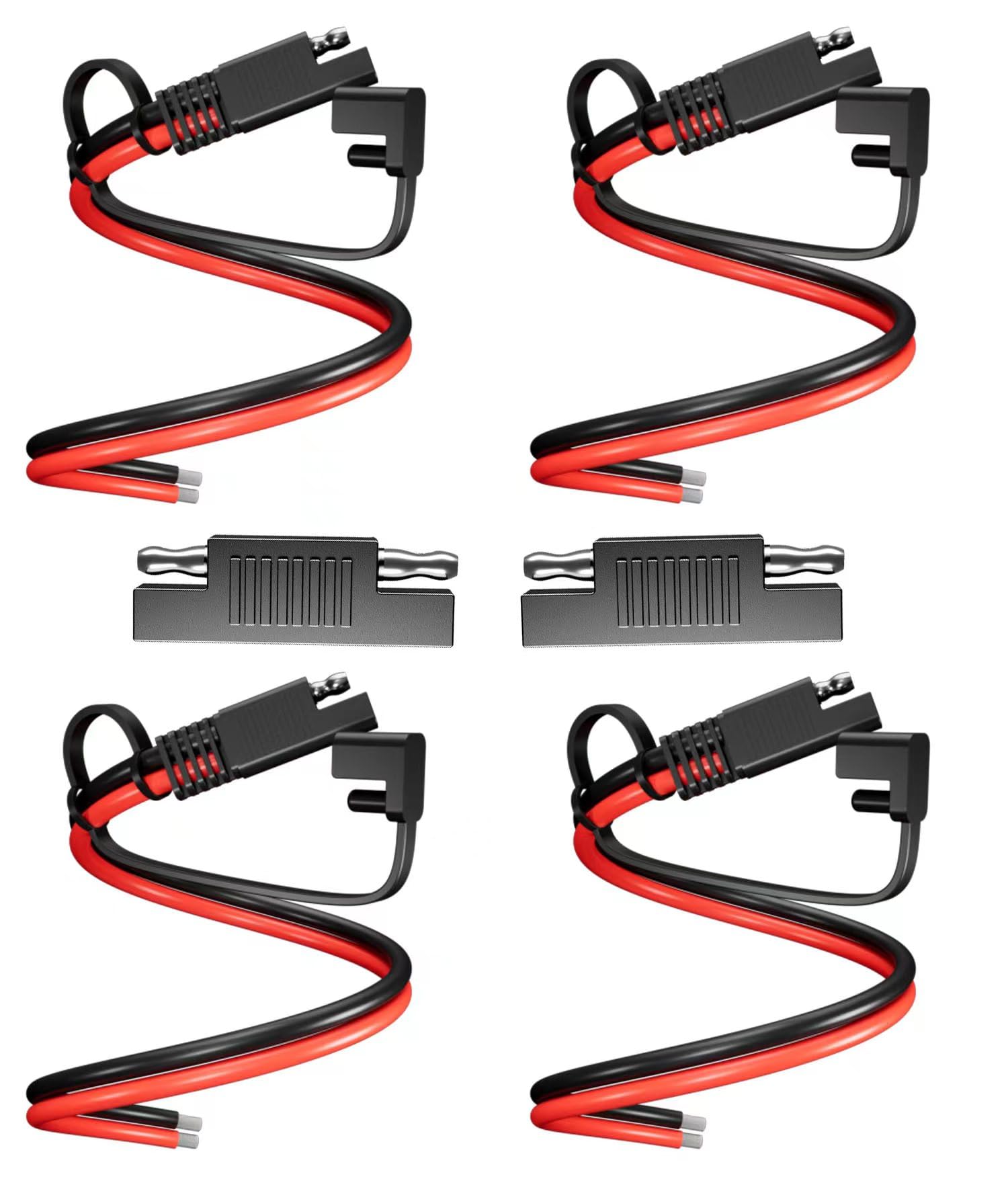 Amazon.com : 4 Pack SAE Extension Cable, BERLAT 14Awg 30Cm Automotive ...