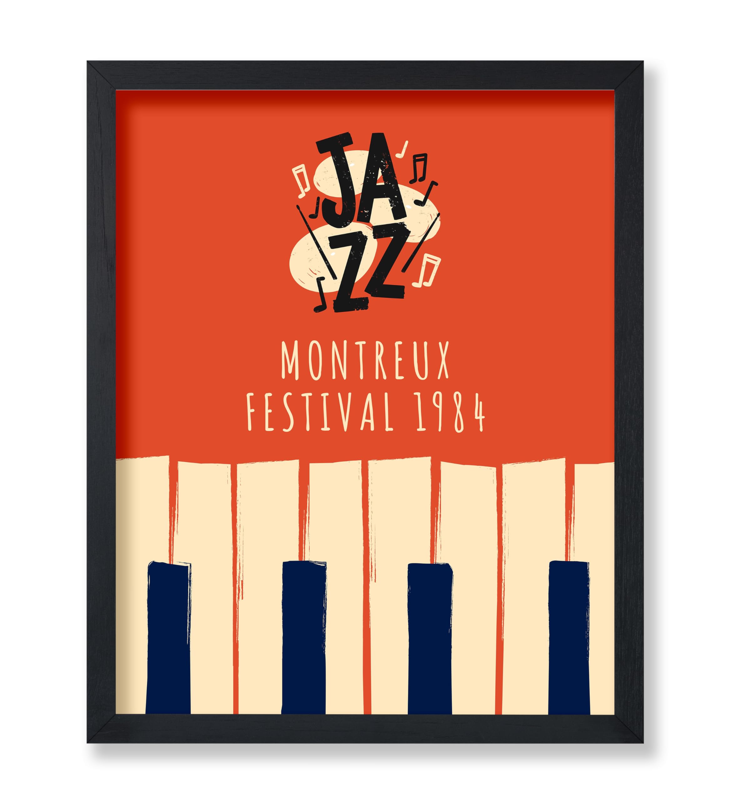 Amazon.com: Poster Master Vintage Jazz Poster - Retro Montreux Jazz ...