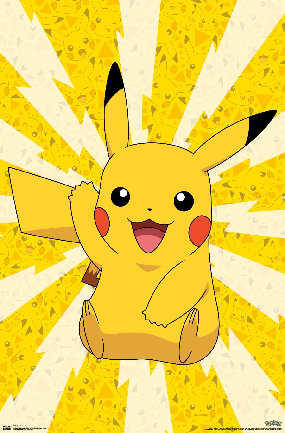 Amazon.com: Trends International Glow - Pokémon Glow-In-The-Dark Wall ...