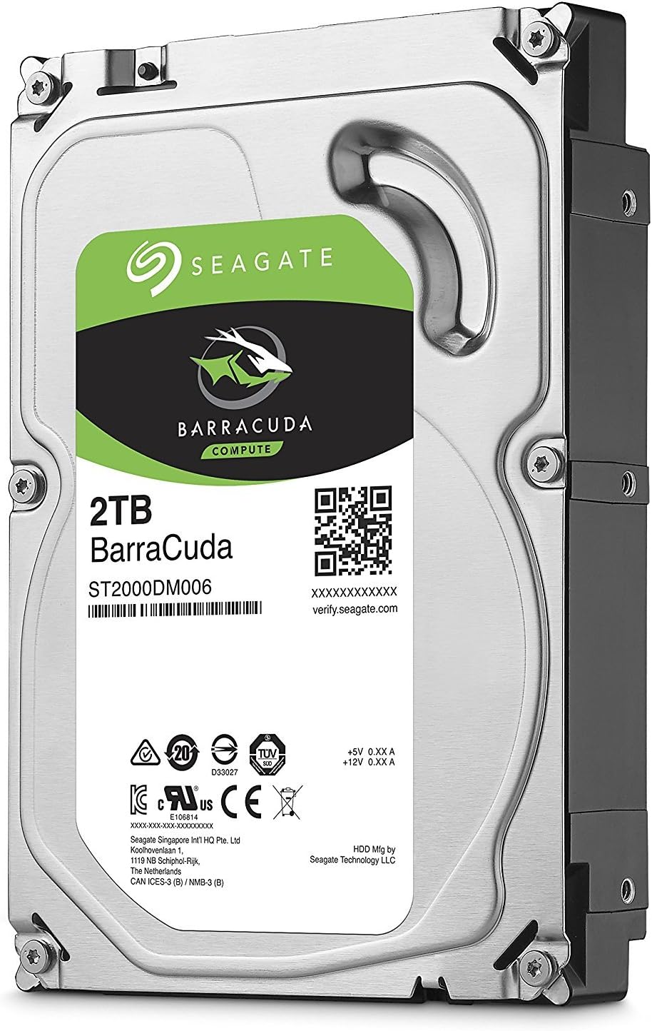 Seagate BarraCuda 2 TB Internal Hard Drive HDD – 3.5 Inch SATA 6 Gb/s ...