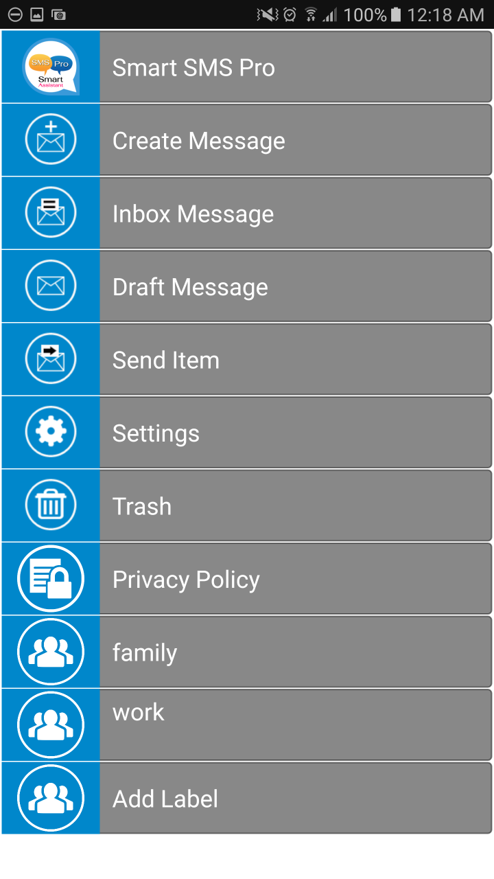 Aplicación Smart SMS Manager Pro en Amazon Appstore