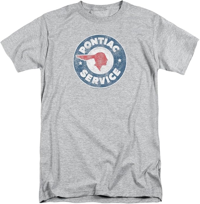 Pontiac - Mens Vintage Pontiac Service Tall T-Shirt : Amazon.co.uk ...