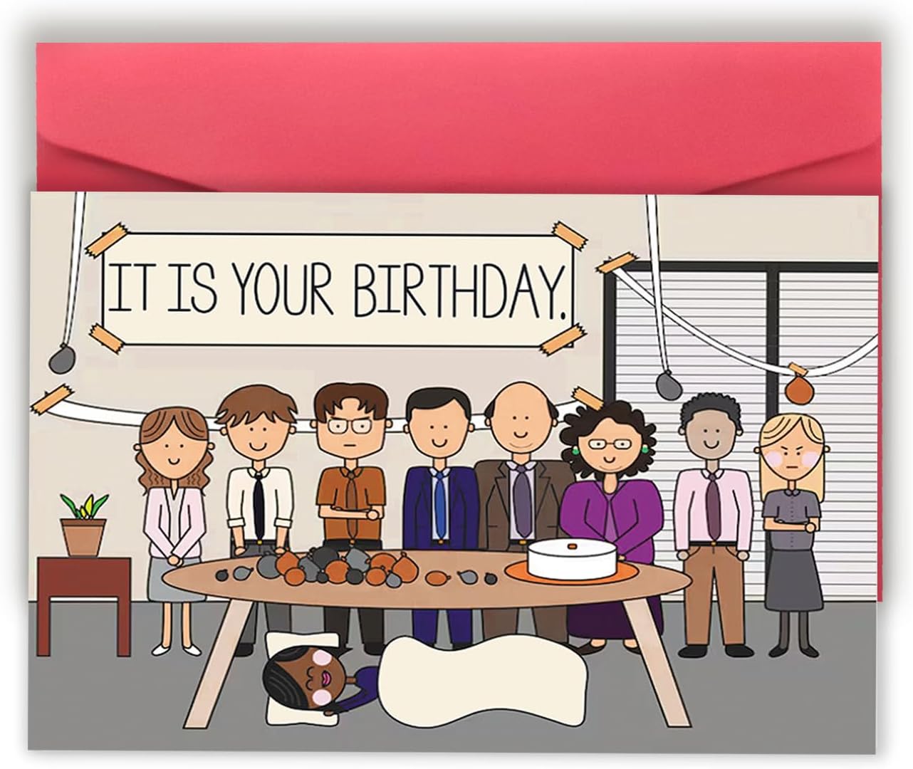 Amazon.com : Asmallgf Happy The Office Birthday Card, Bday Gifts ...