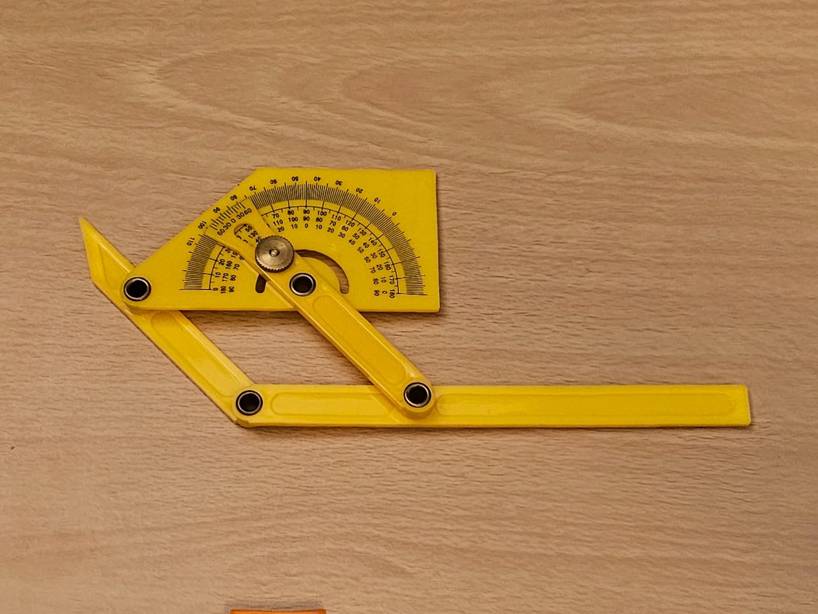 Plastic Protractor & Angle Finder with Articulating Arms, Woodworking ...
