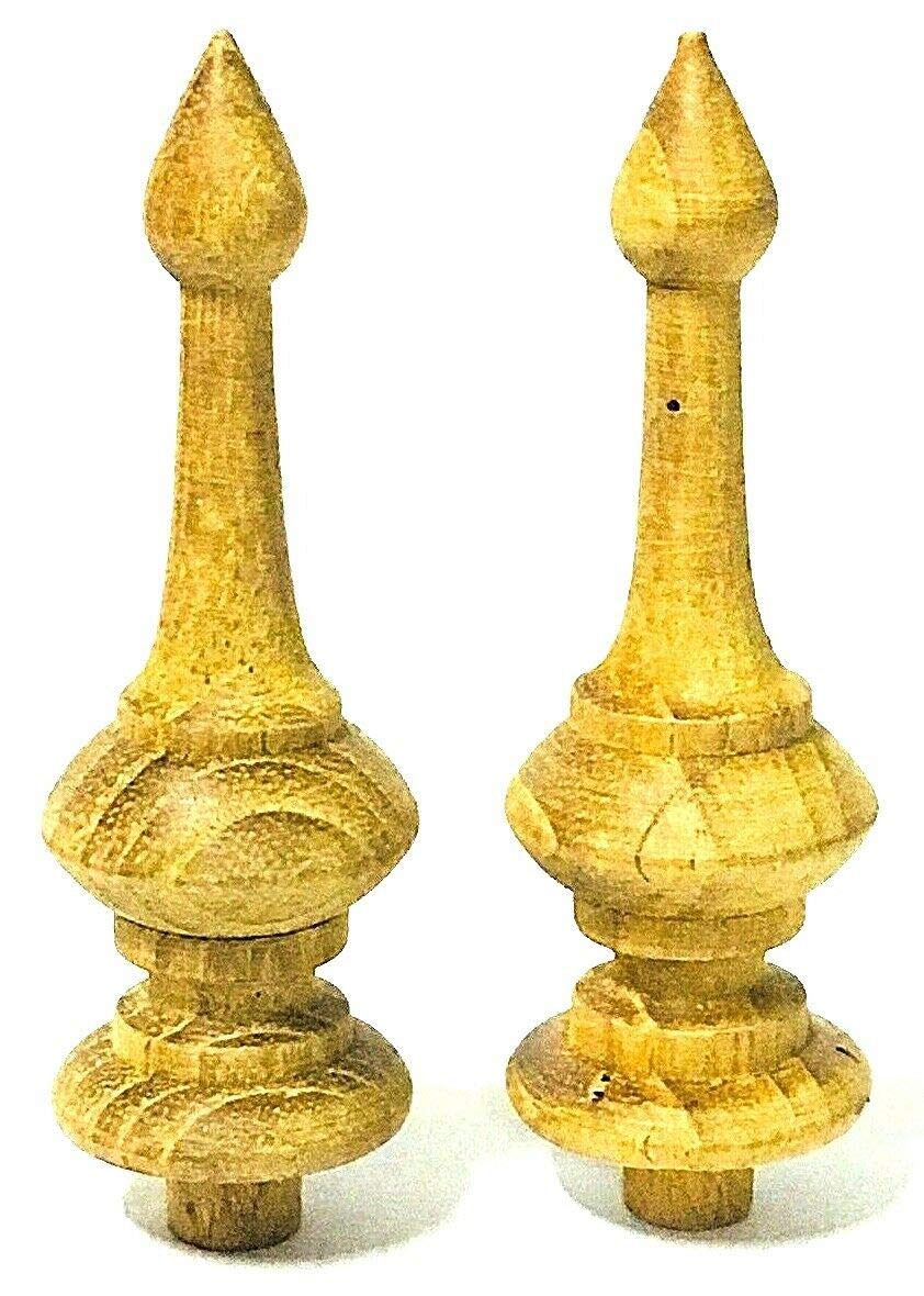 Amazon.com: Sittikatechai Teak Wooden finials Part for Vintage Antique ...