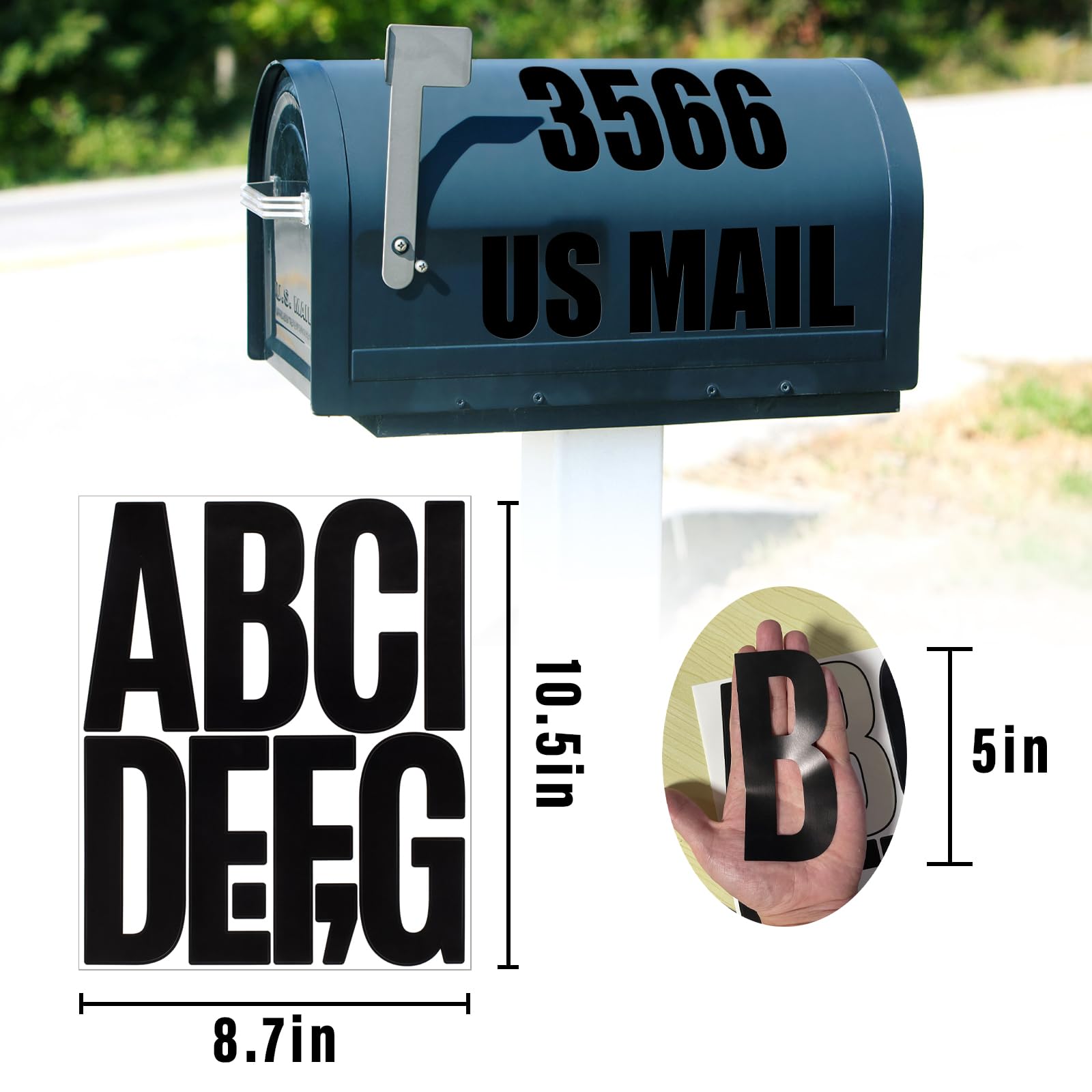 Snapklik.com : 300 Pieces 30 Sheets Letter Stickers,Self Adhesive Vinyl ...