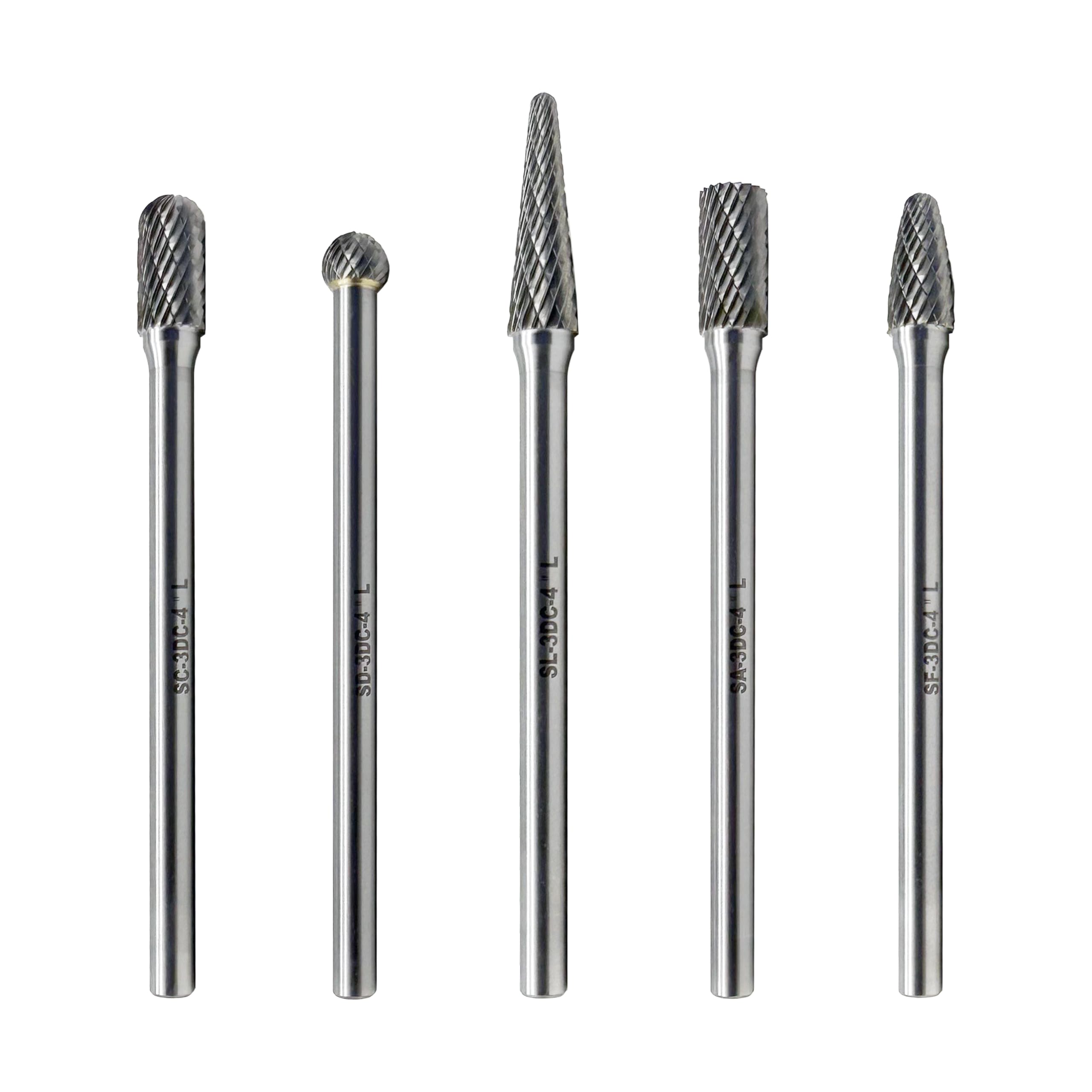 Snapklik.com : Carbide Burrs Set 5pcs Extra Long Shank Carbide Rotery ...