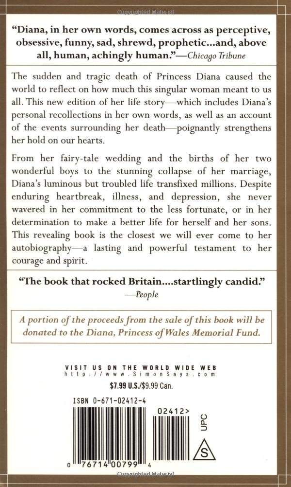 Princess Diana books Her True Story in Her Own Words The Real Diana ...
