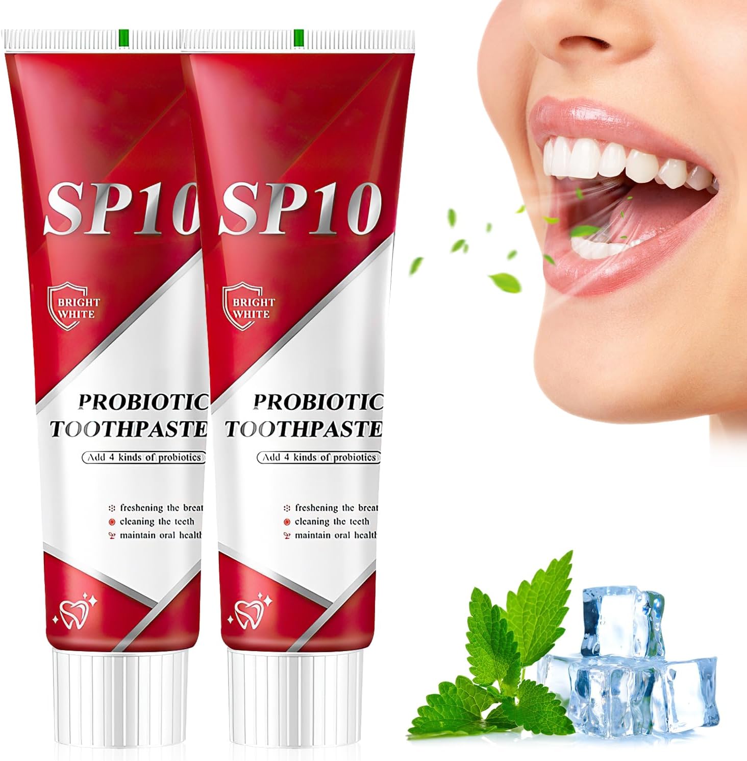Amazon.com: SP10 Probiotic Toothpaste - Ultra Whitening & Stain Removal ...