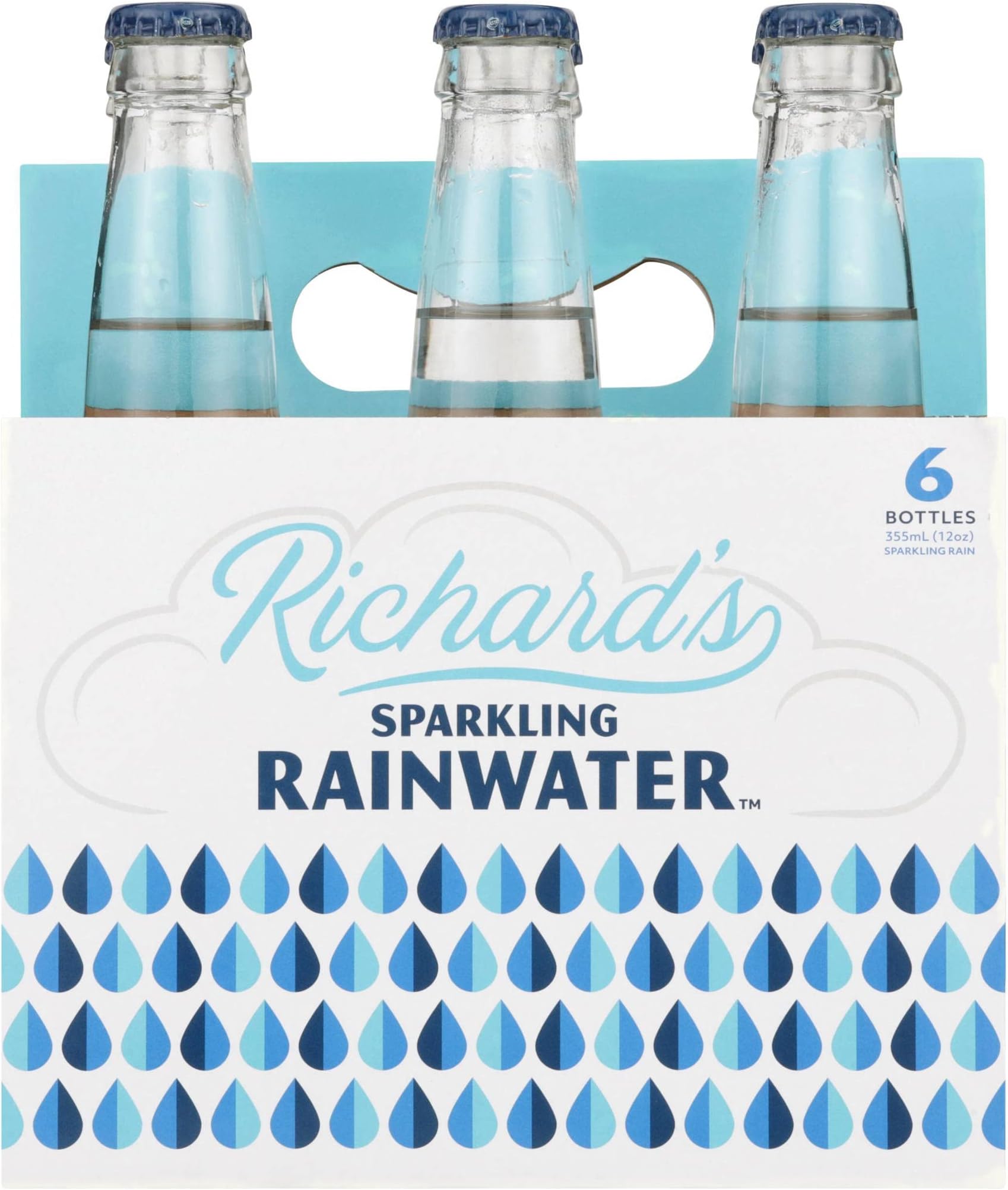Amazon.com: Richard's Sparkling Rainwater, Unflavored Carbonated ...