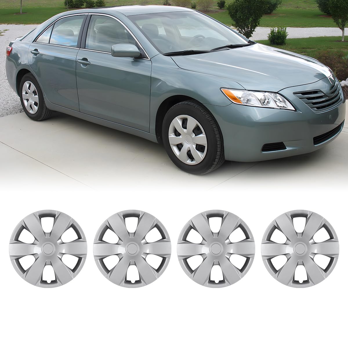 Amazon.com: NIXON OFFROAD 16 Inch Hubcaps for Toyota Camry (Including ...