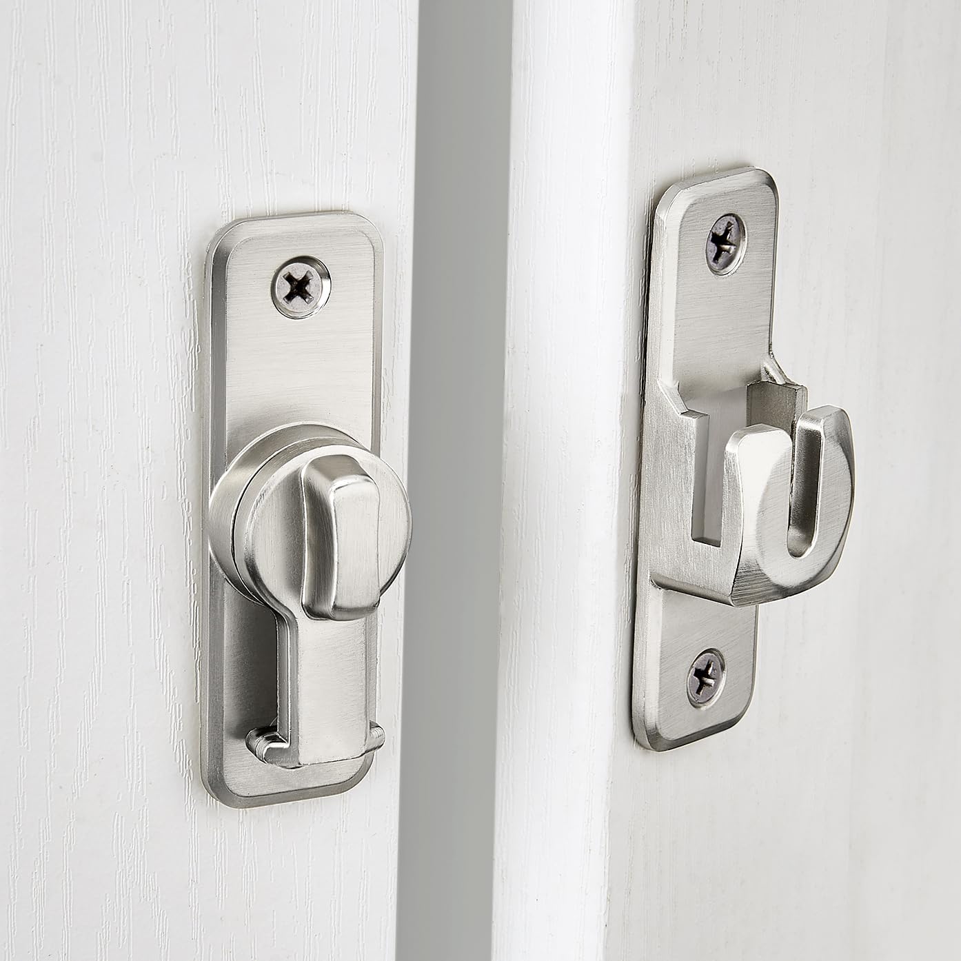 Snapklik.com : INIRET Silvery Enhanced Security Flip Latch Lock - Heavy ...