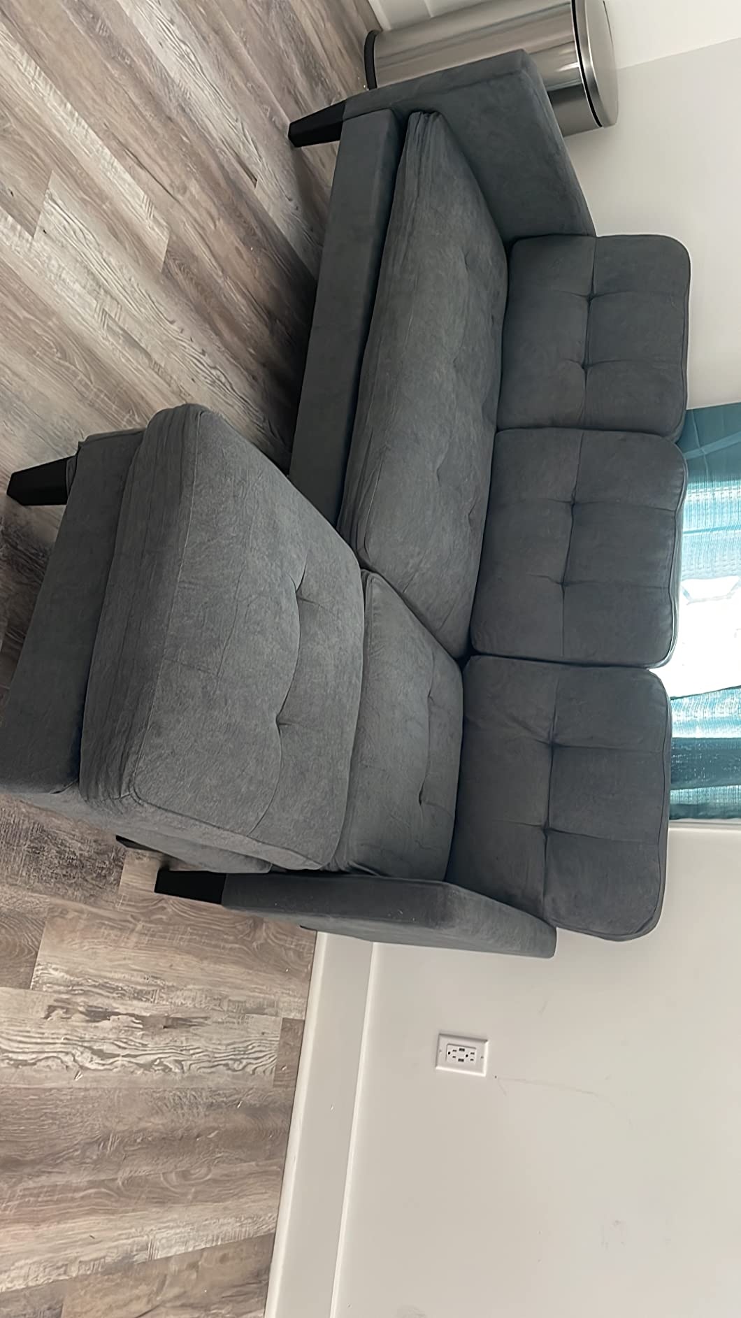 $11/mo - Finance Grepatio Convertible Sectional Sofa Couch, L-Shaped ...