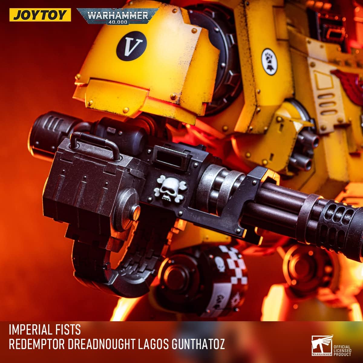 JOYTOY – Figuras de acción 118 Warhammer 40K Mecha Imperial Fists Redemptor Dreadnought Lagos ...