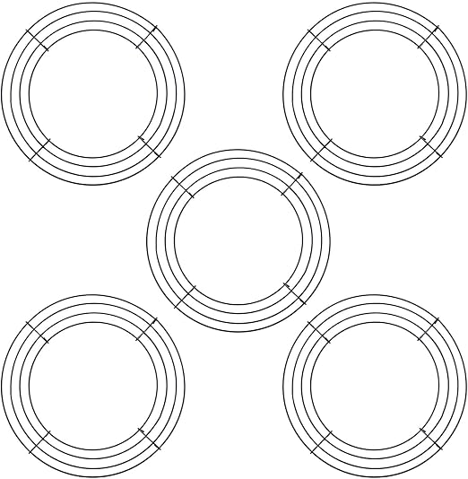 Amazon.com: Upstout 5Pack 10 Inch Wire Wreath Frame – Round Metal ...