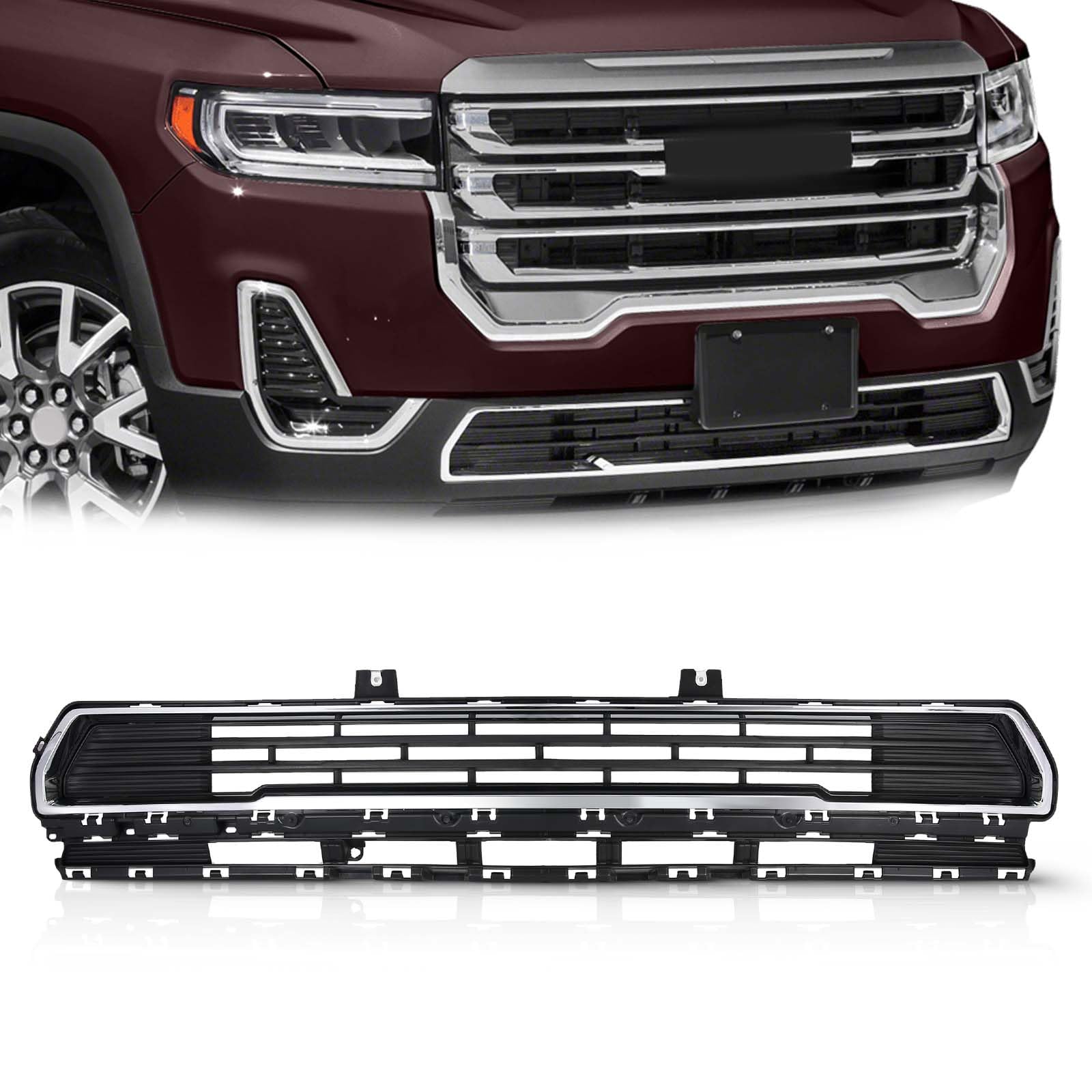Snapklik.com : Partzer For 2020 2021 2022 GMC Acadia Front Bumper ...