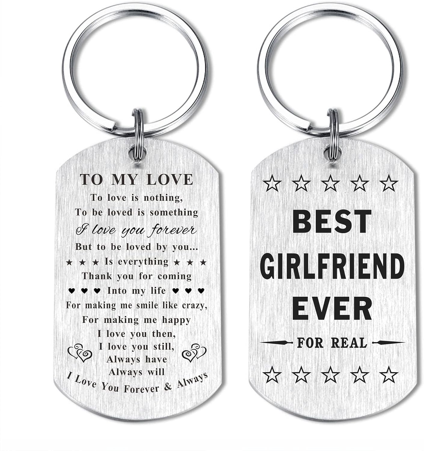 Amazon.com: SOUSYOKYO Gifts for Girlfriend Keychain Romantic, Best ...